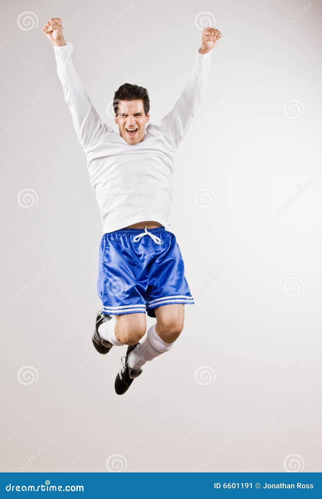 Excited athlete cheering stock image. Image of clothes - 6601191