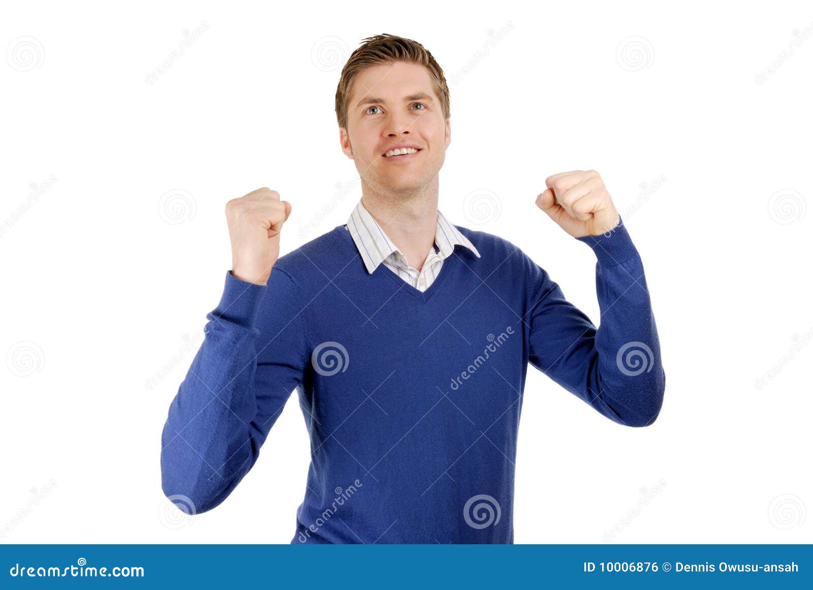 Excited Business man stock photo. Image of jubilation - 10006876