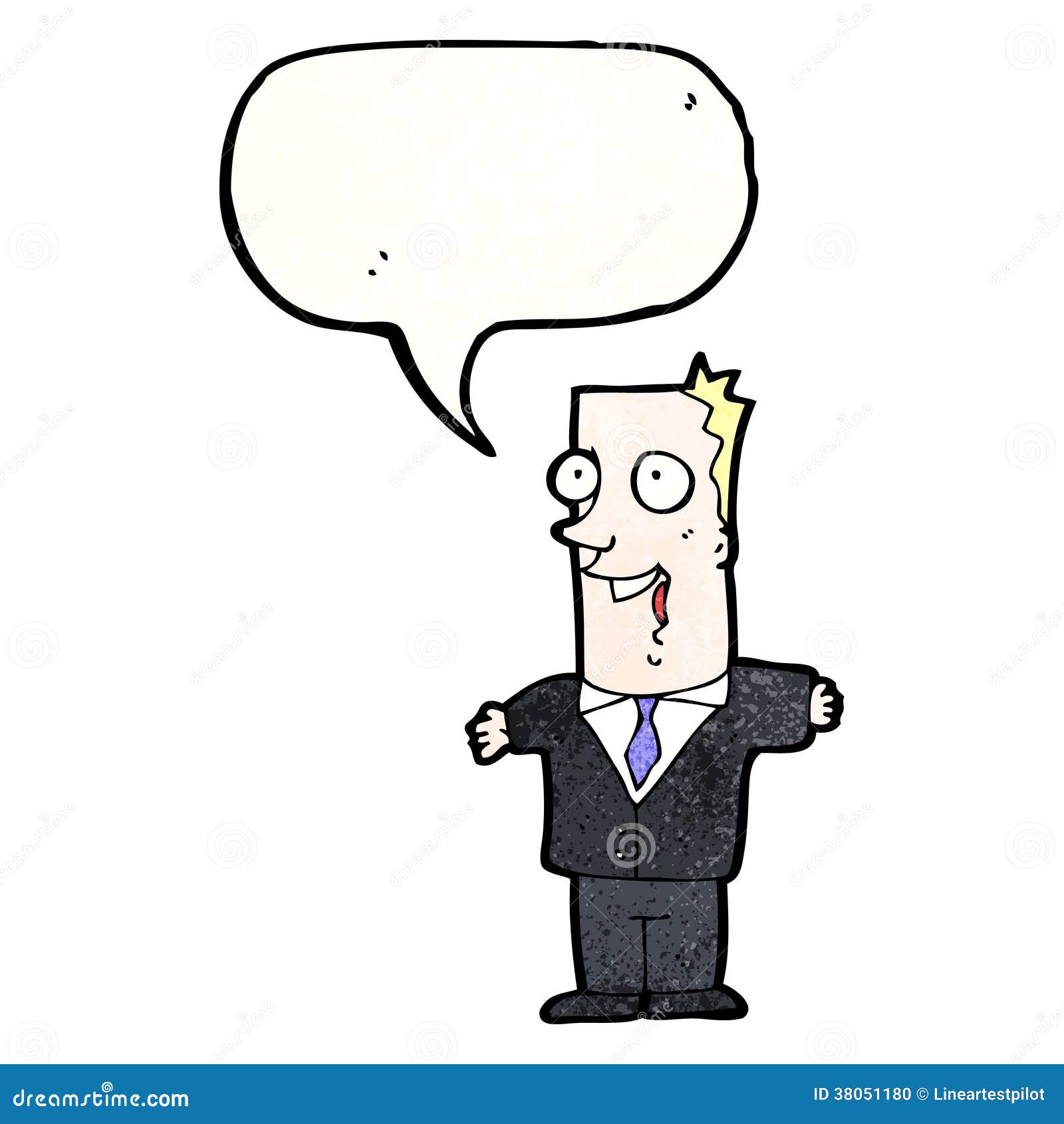 Excited Businessman Cartoon Stock Vector - Illustration of excited ...