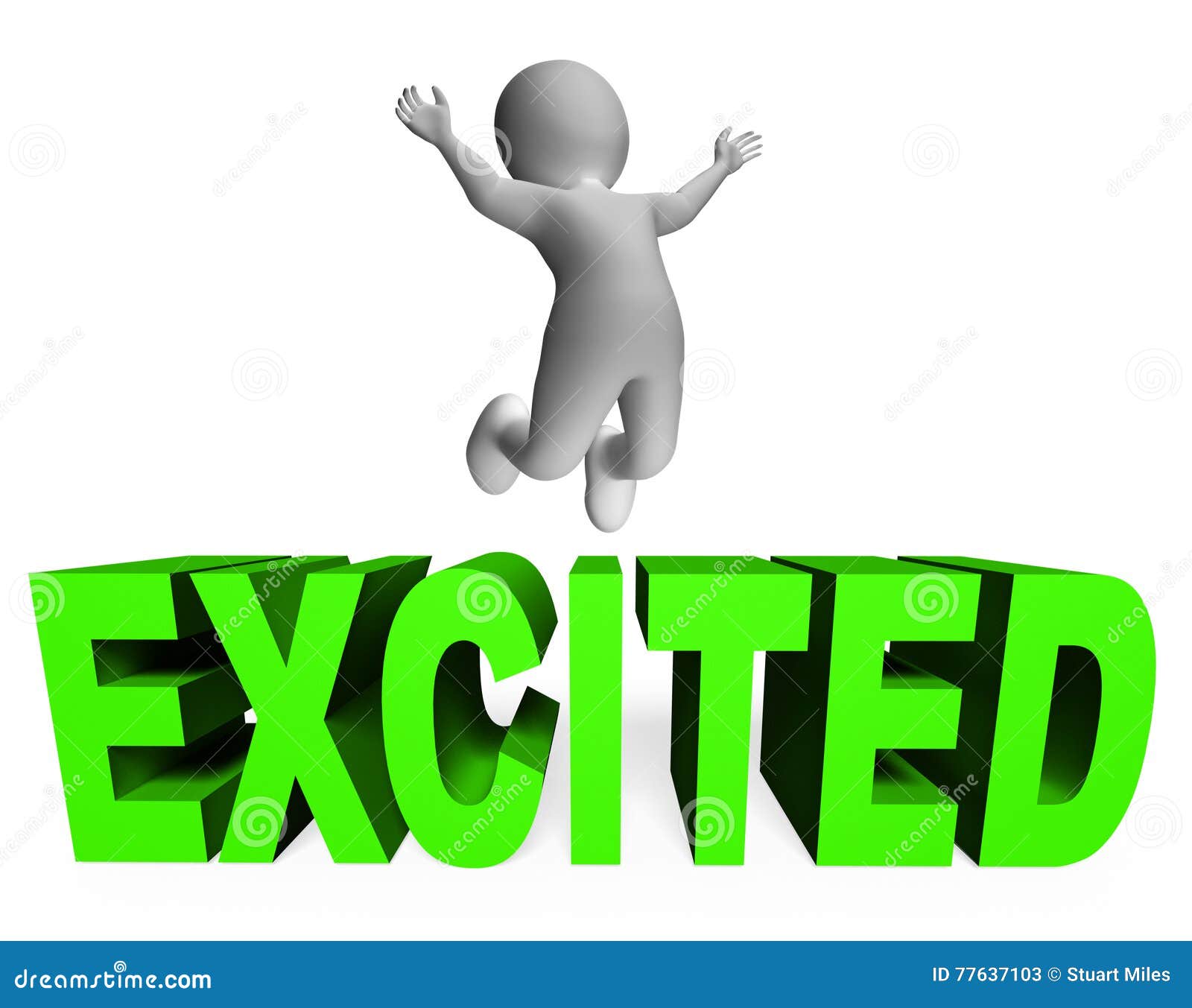 Excited Boy Character With Jetpack Flying Propelling Through The Air ...