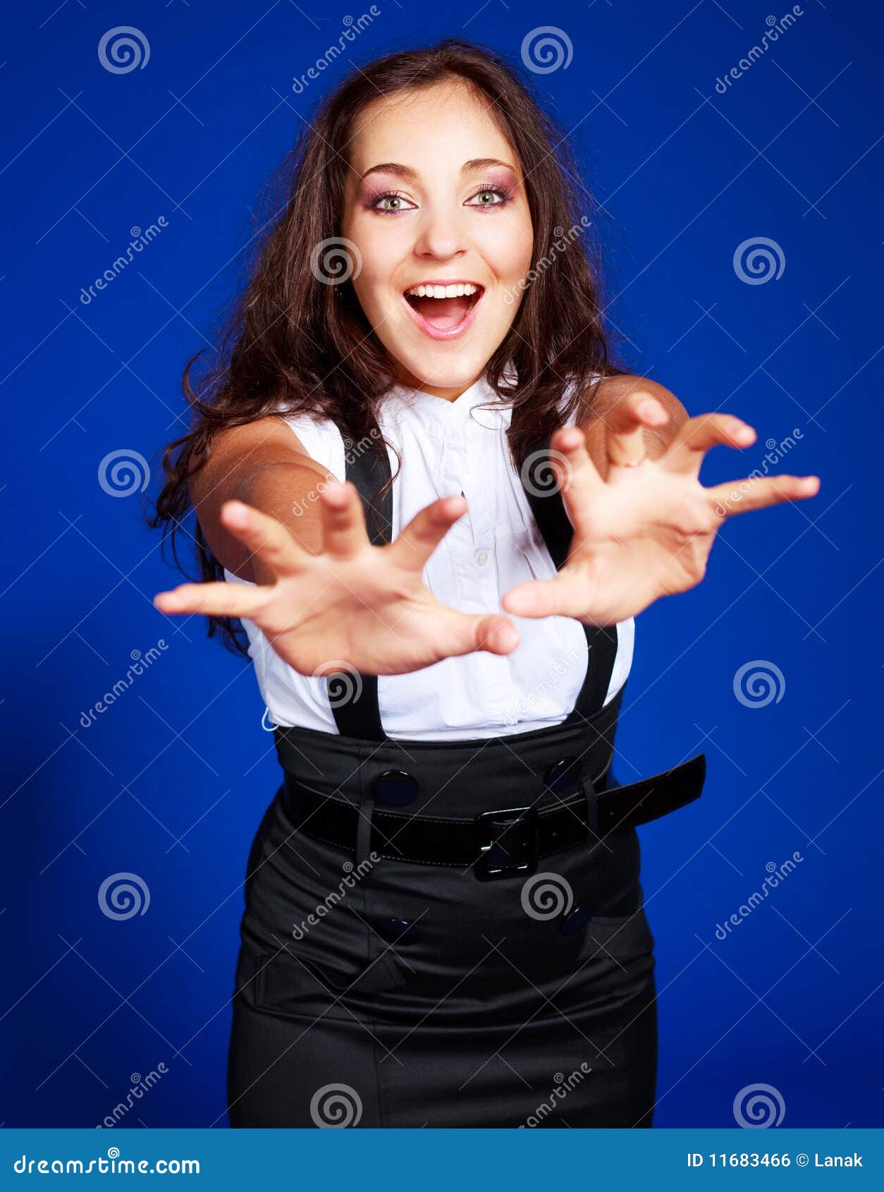 Excited girl stock photo. Image of happiness, female - 11683466