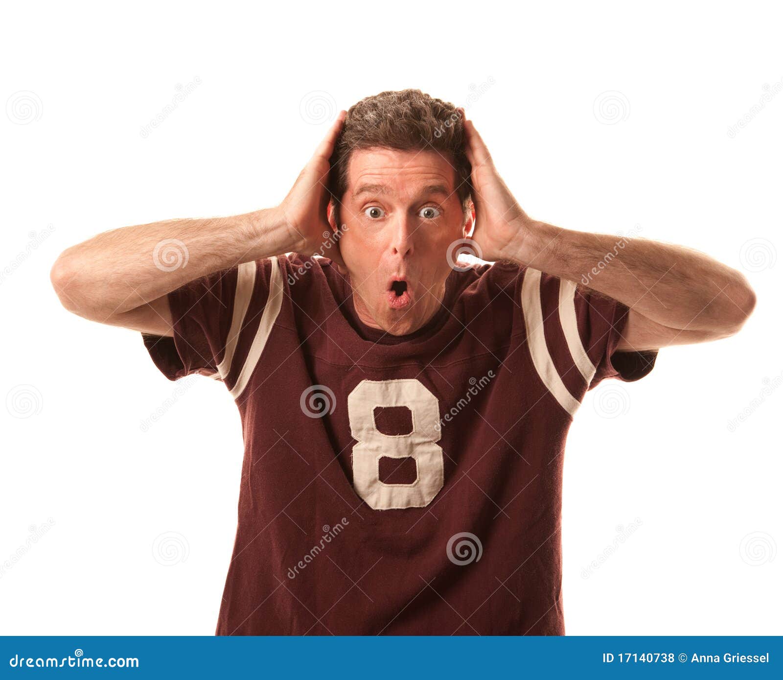Excited Man stock photo. Image of single, overwhelmed - 17140738