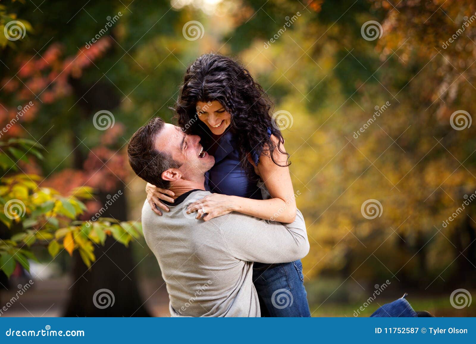 Excited Man and Woman stock image. Image of engaged, couple - 11752587