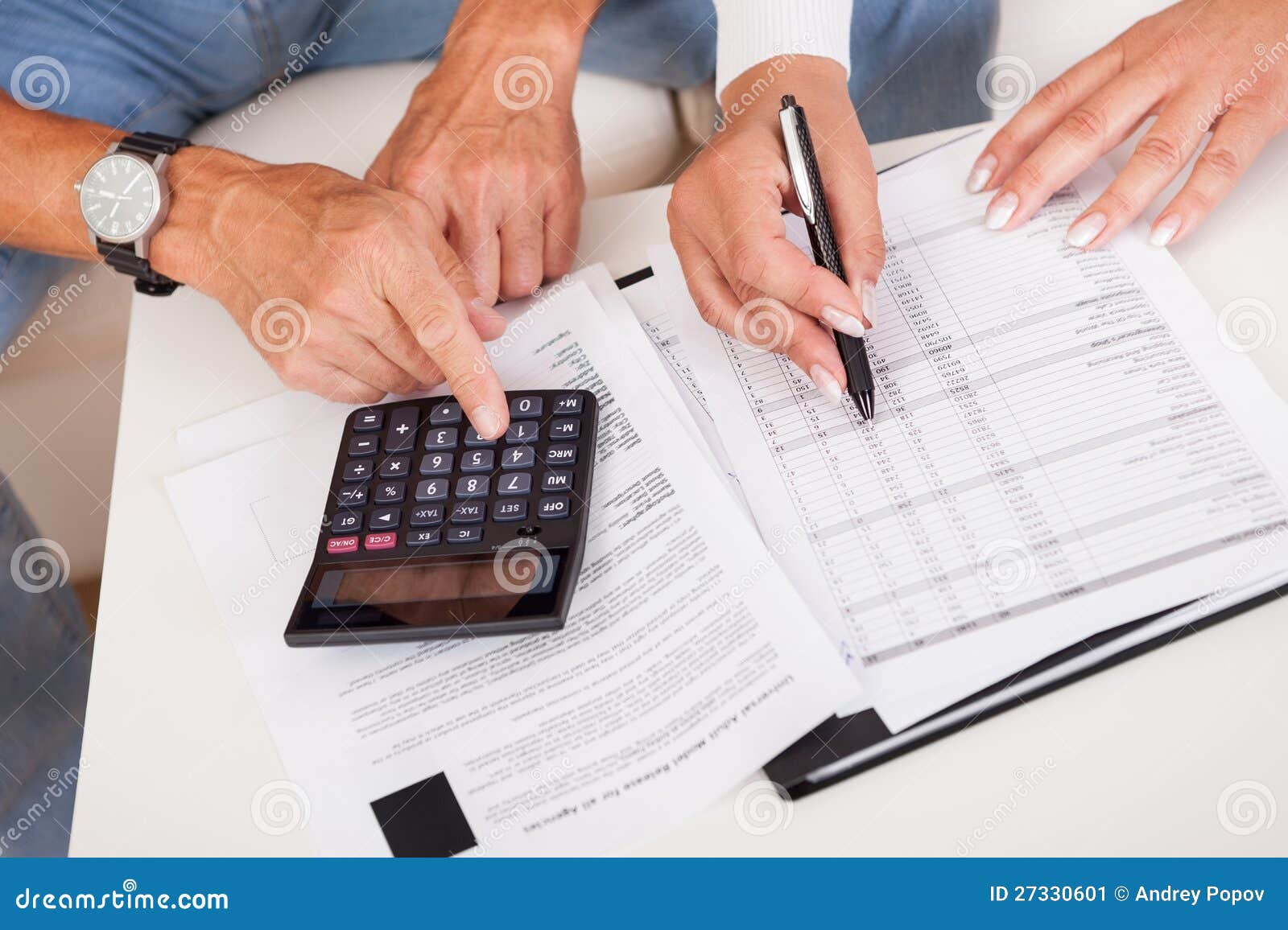 Middle Aged People Doing Taxes Photos - Free & Royalty-Free Stock ...