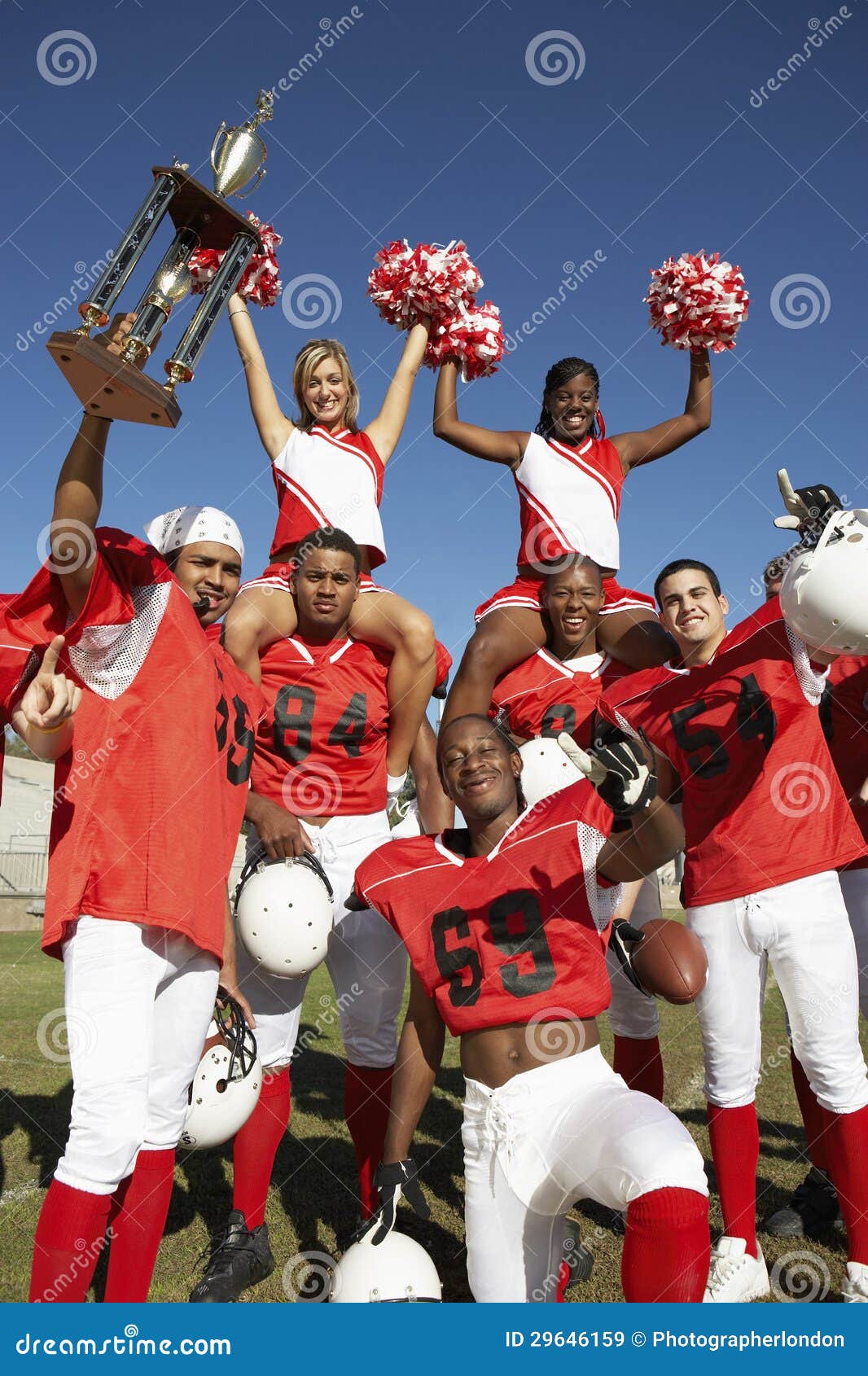 Excited Rugby Team stock image. Image of people, squad - 29646159