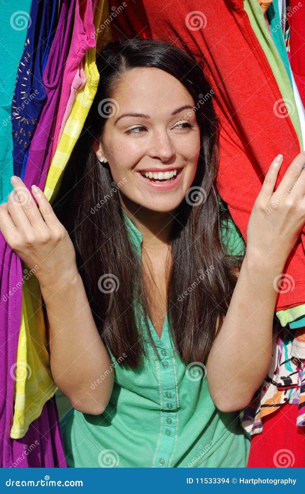 Excited shopper stock photo. Image of female, concept - 11533394