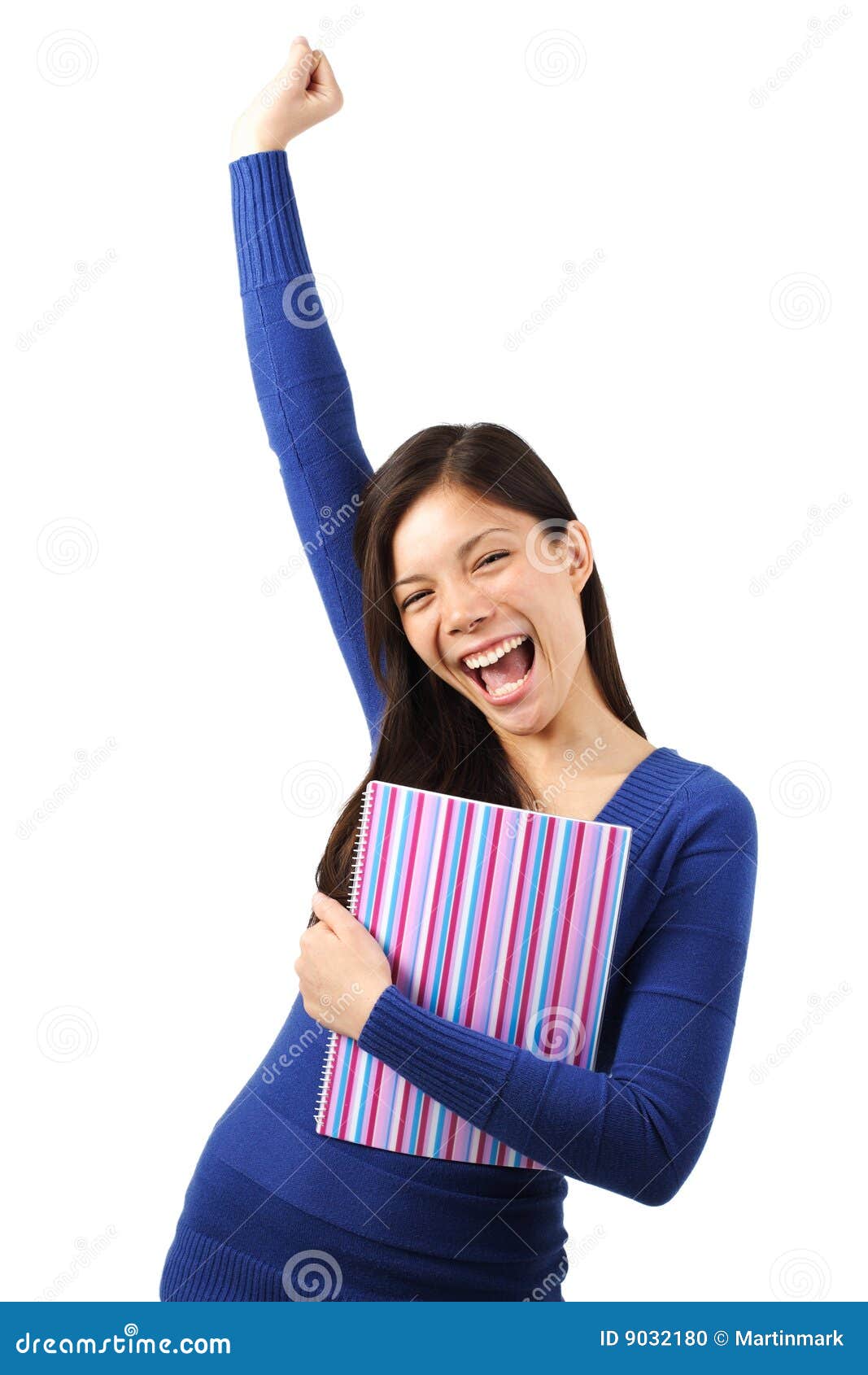 Excited student stock photo. Image of highschool, race - 9032180