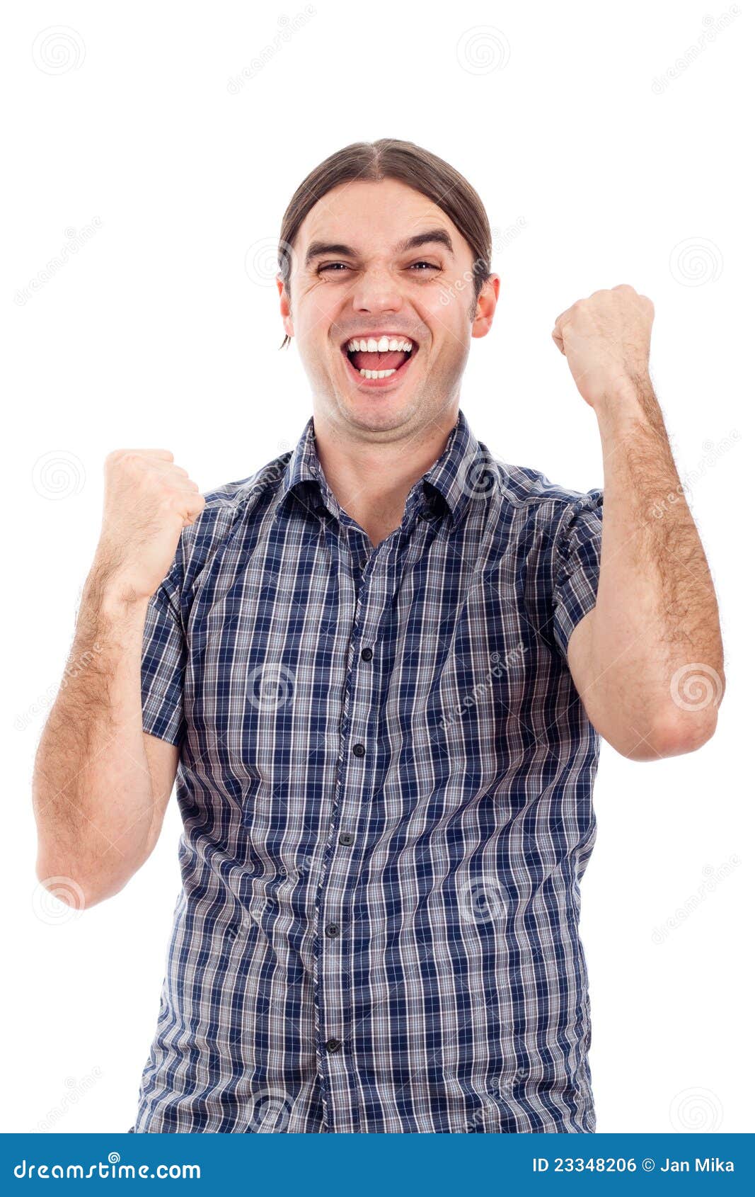 Excited Successful Business Man Stock Photo - Image of gesturing ... Excited Successful Business Man Stock Photo - Image of gesturing ...