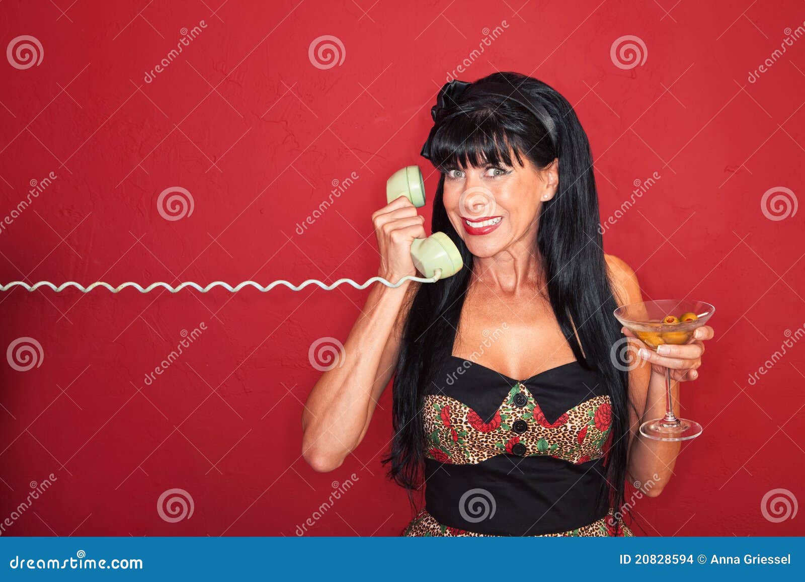 Excited Woman on Phone Call Stock Photo - Image of female, telephone ...