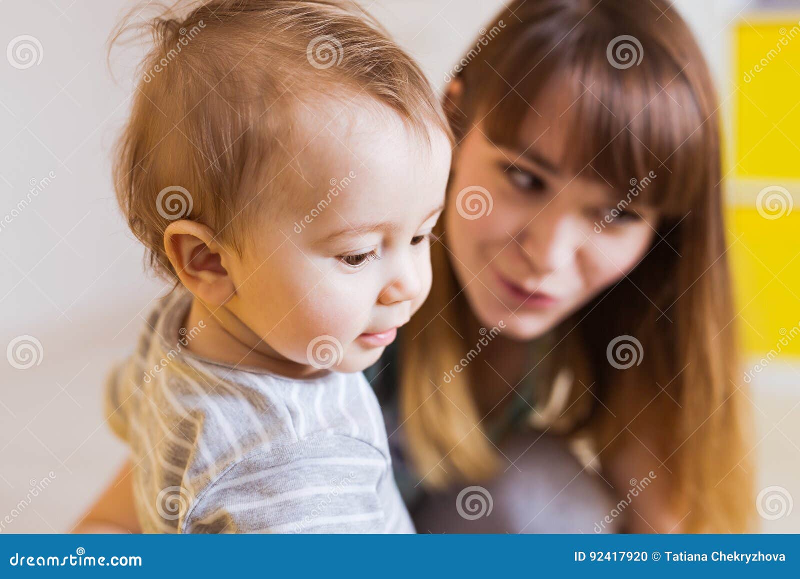 Excited Young Baby Boy stock photo. Image of giggle, cute - 92417920