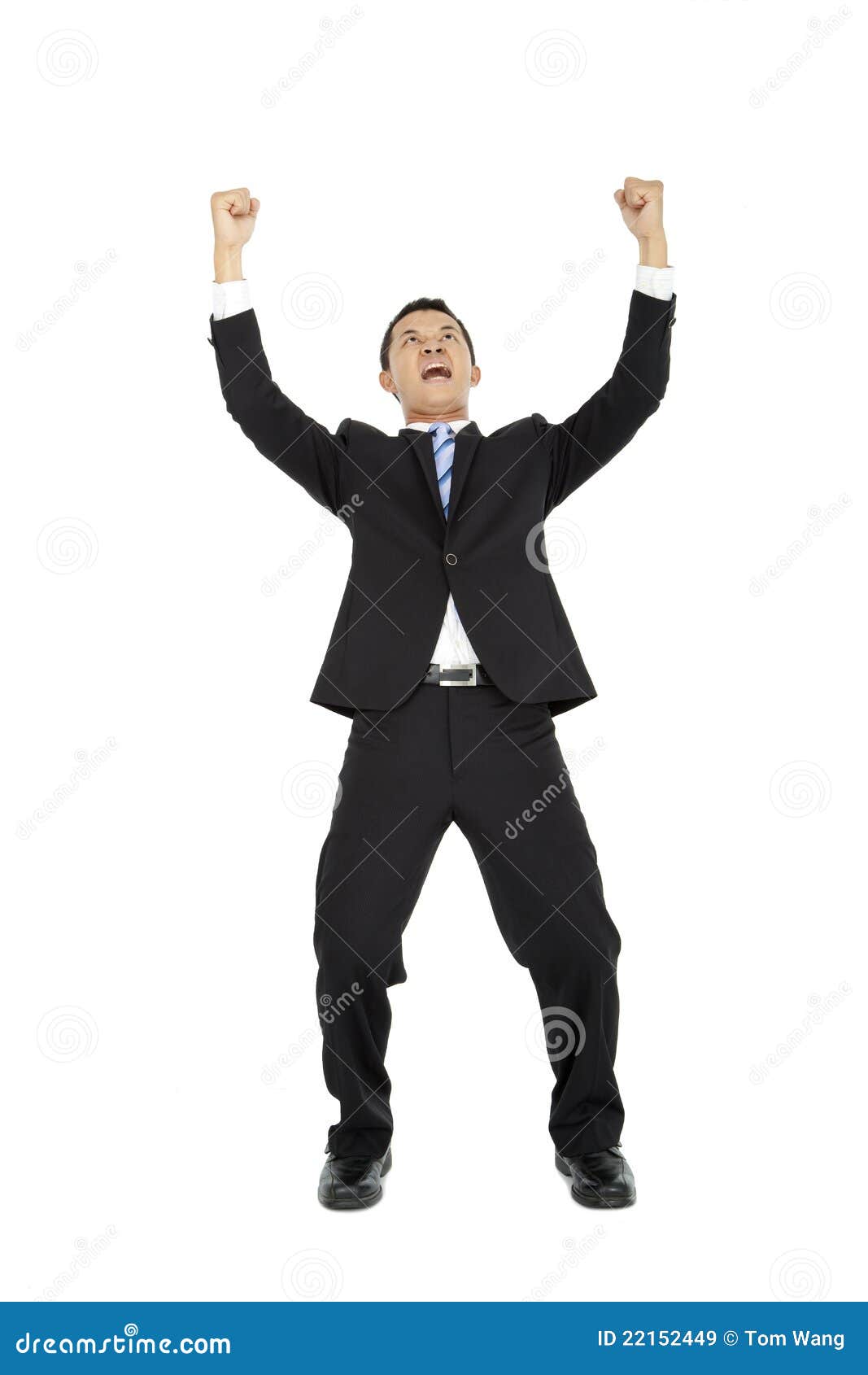 Excited young business man stock image. Image of excitemant - 22152449