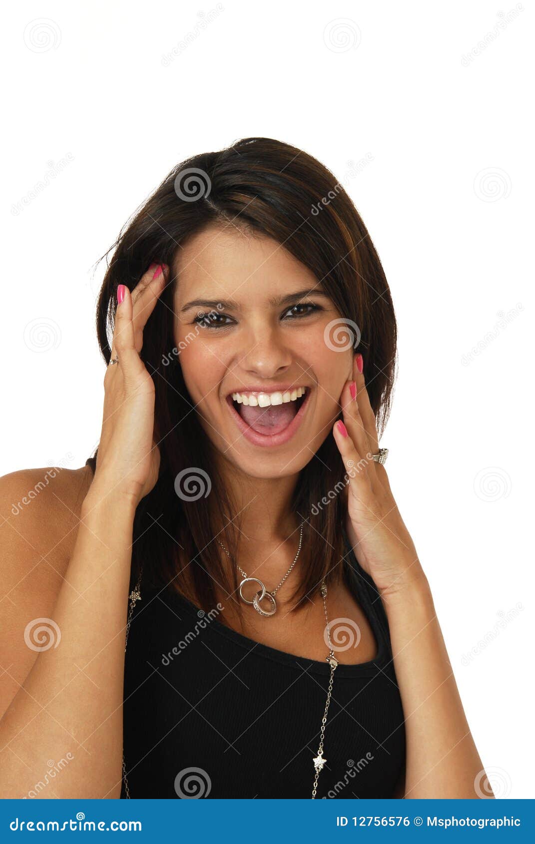 Excitement stock photo. Image of expressions, attractive - 12756576