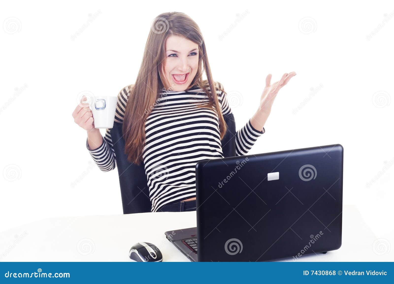 Excitement on work stock photo. Image of situation, working - 7430868