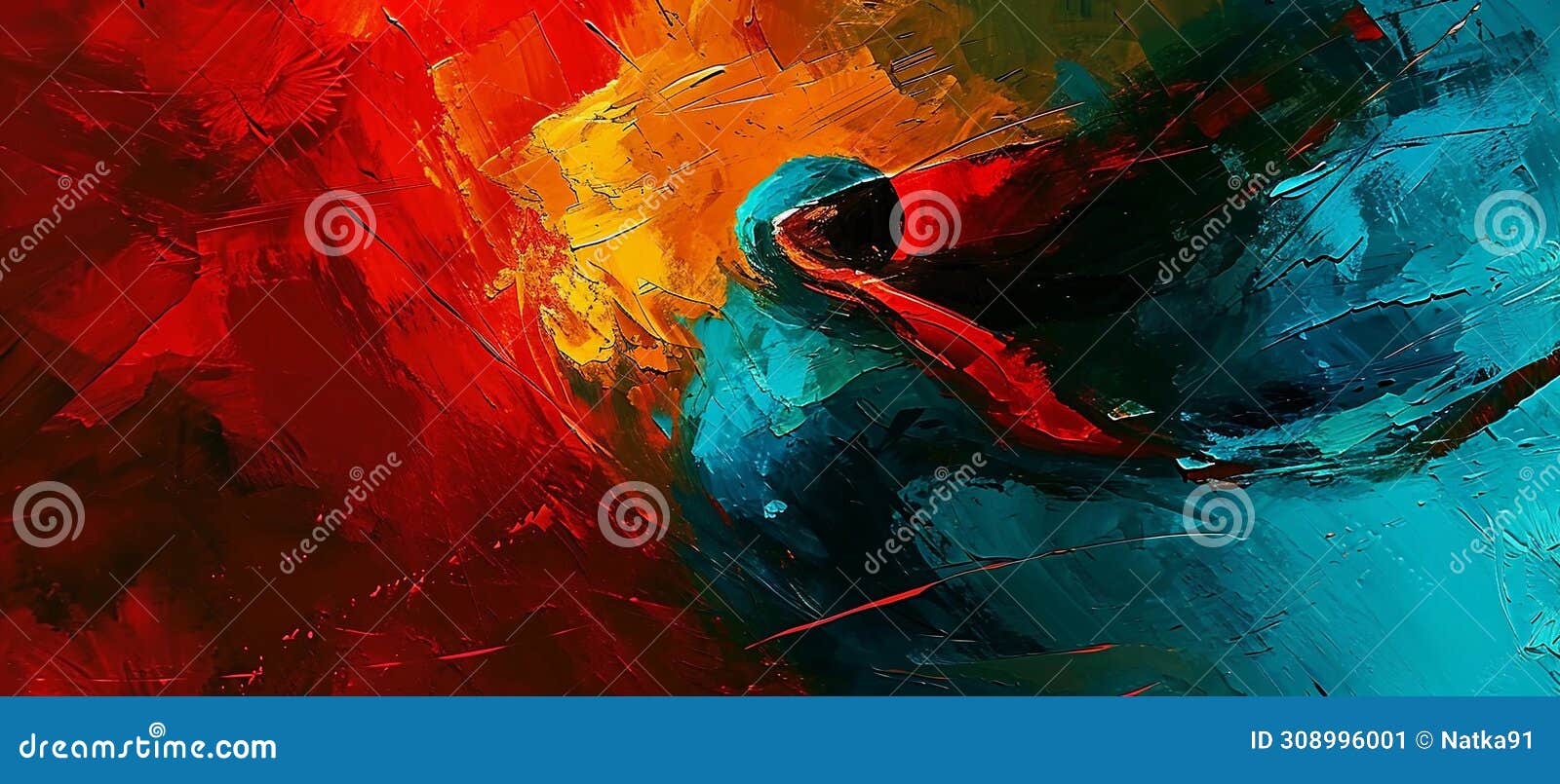 Exciting Colors and Abstract Figures that Create a Sense of Dynamism ...