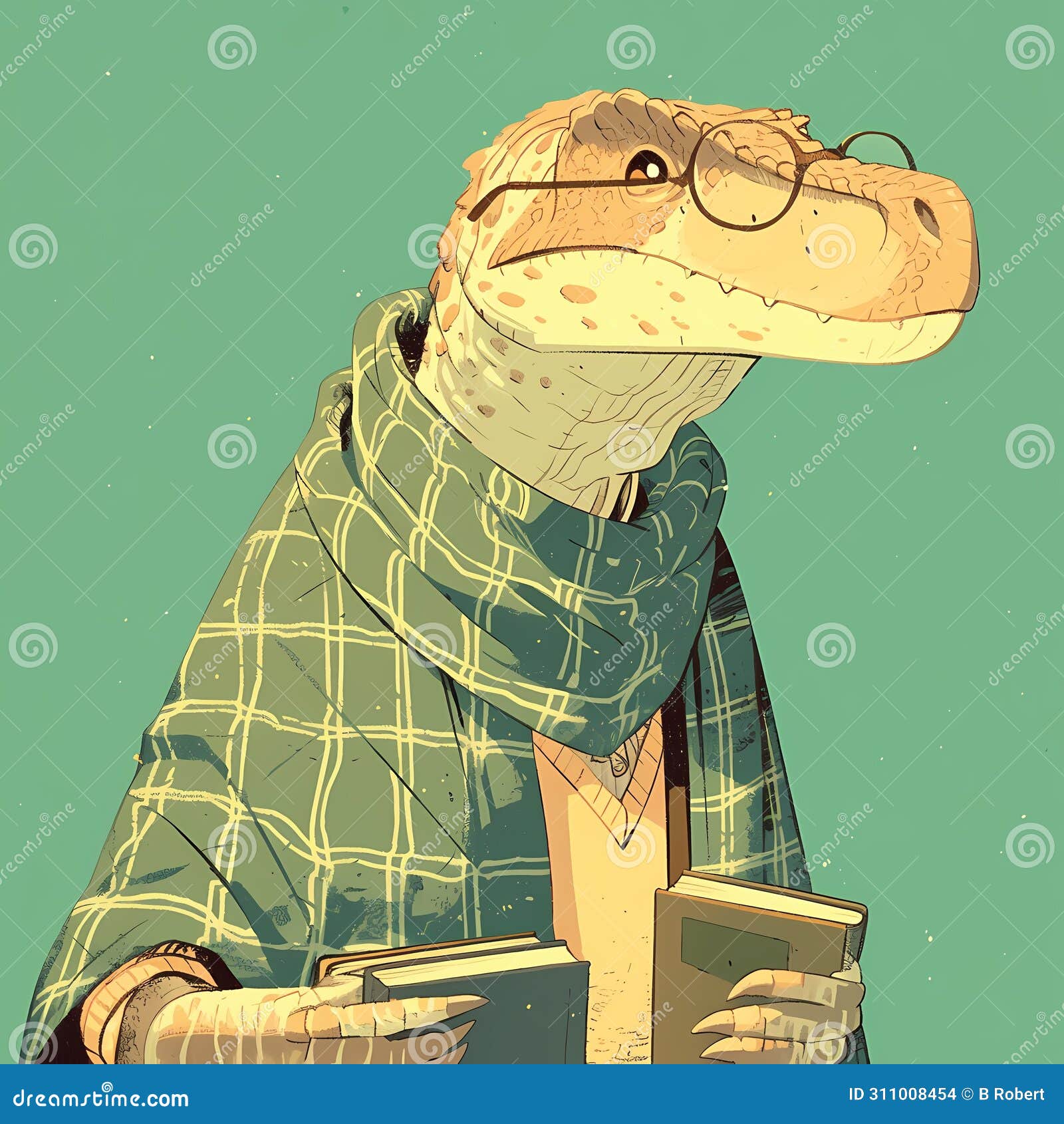 Exciting Librarian Discovery - a Muttaburrasaurus in a Library! Stock ...