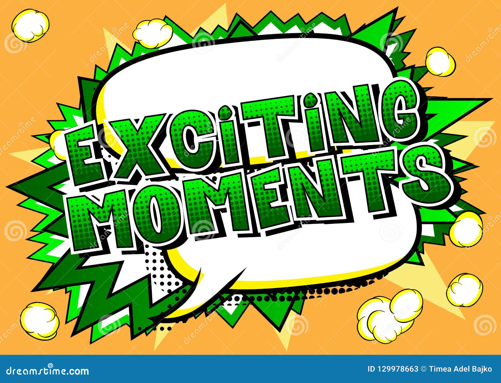 Exciting Moments - Comic Book Style Words. Stock Vector - Illustration ...