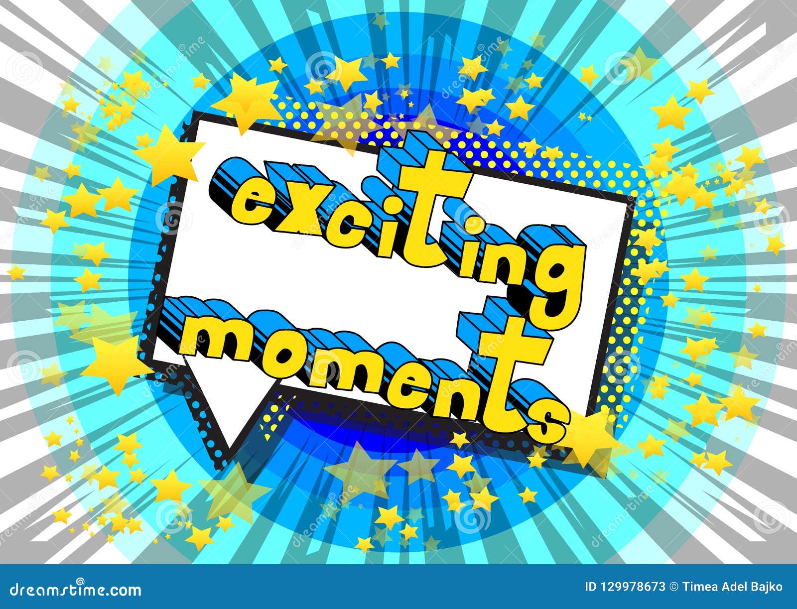 Exciting Moments - Comic Book Style Words. Stock Vector - Illustration ...