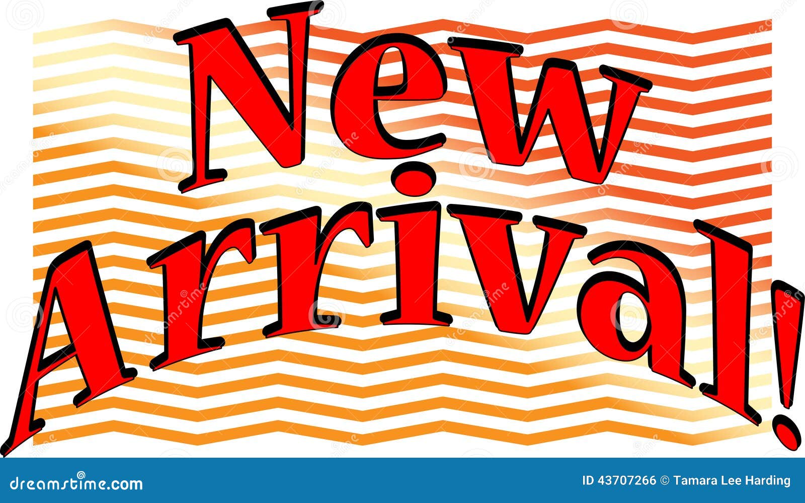 Exciting New Arrival Words With Fun Font! Stock Illustration - Image ... Exciting New Arrival Words With Fun Font! Stock Illustration - Image ...