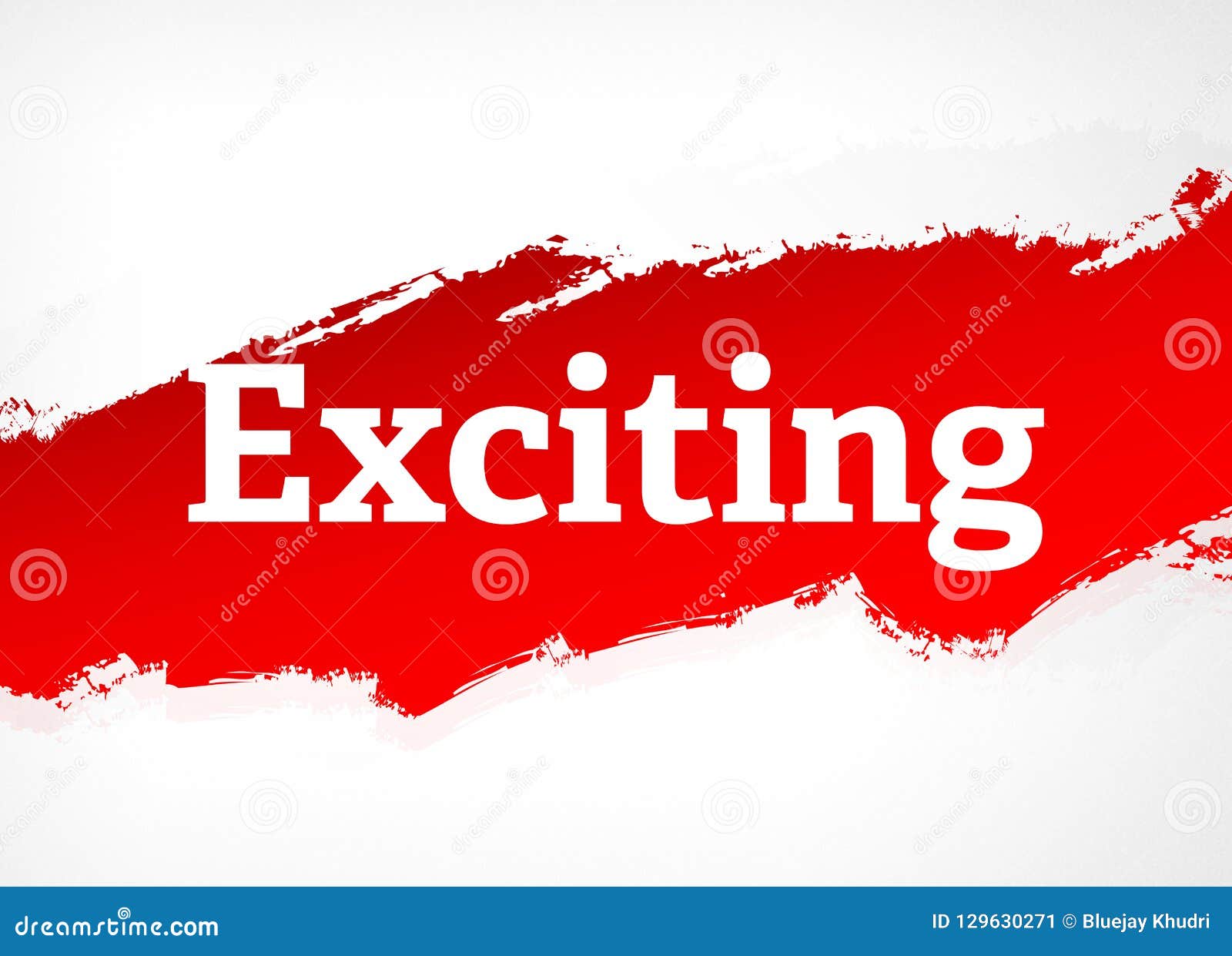 Exciting Red Brush Abstract Background Illustration Stock Illustration ...