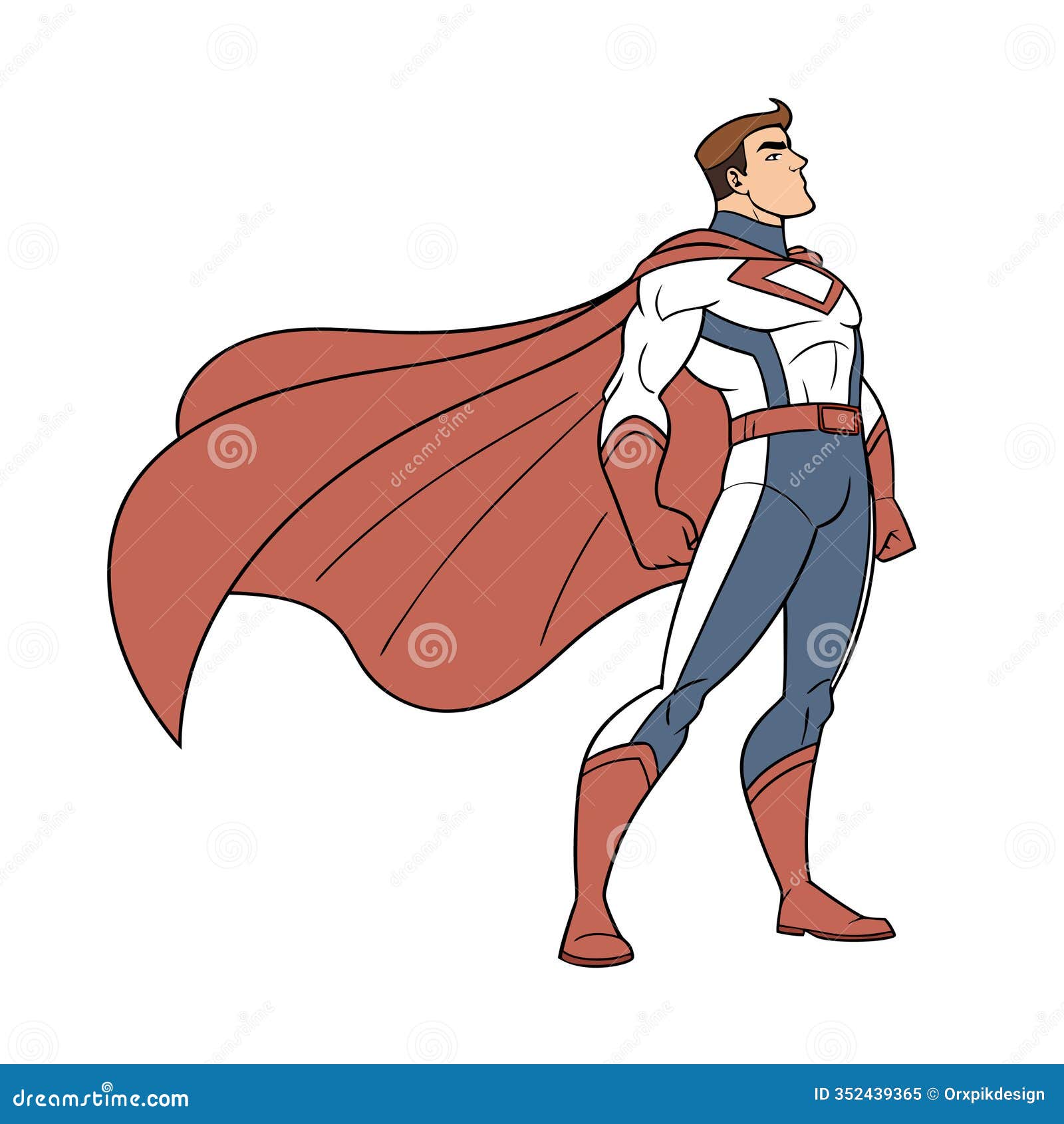 Superhero Character Cartoon Vector NFT Design Stock Illustration ...