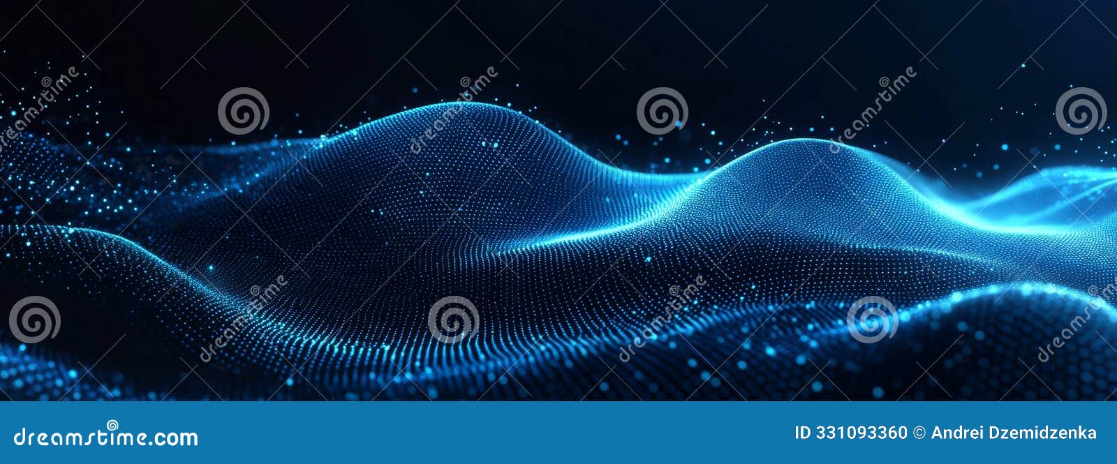 An Exciting Waving Dot Texture with Dazzling Defocused Particles, a ...