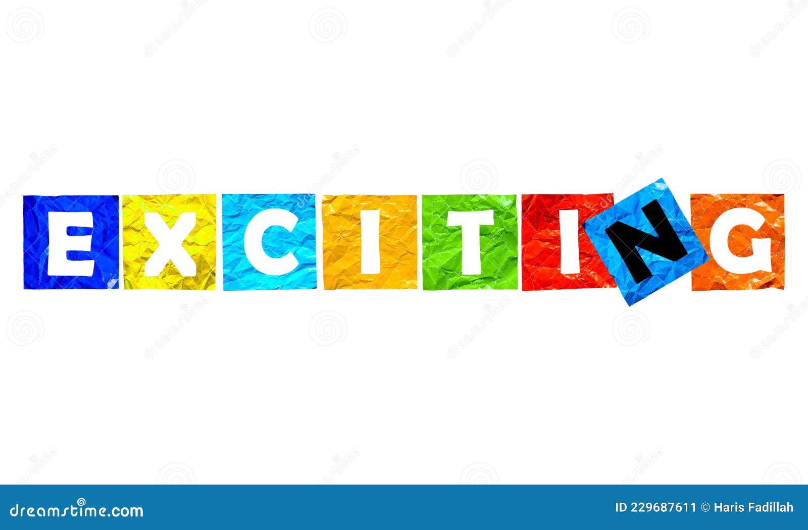 EXCITING stock illustration. Illustration of download - 229687611