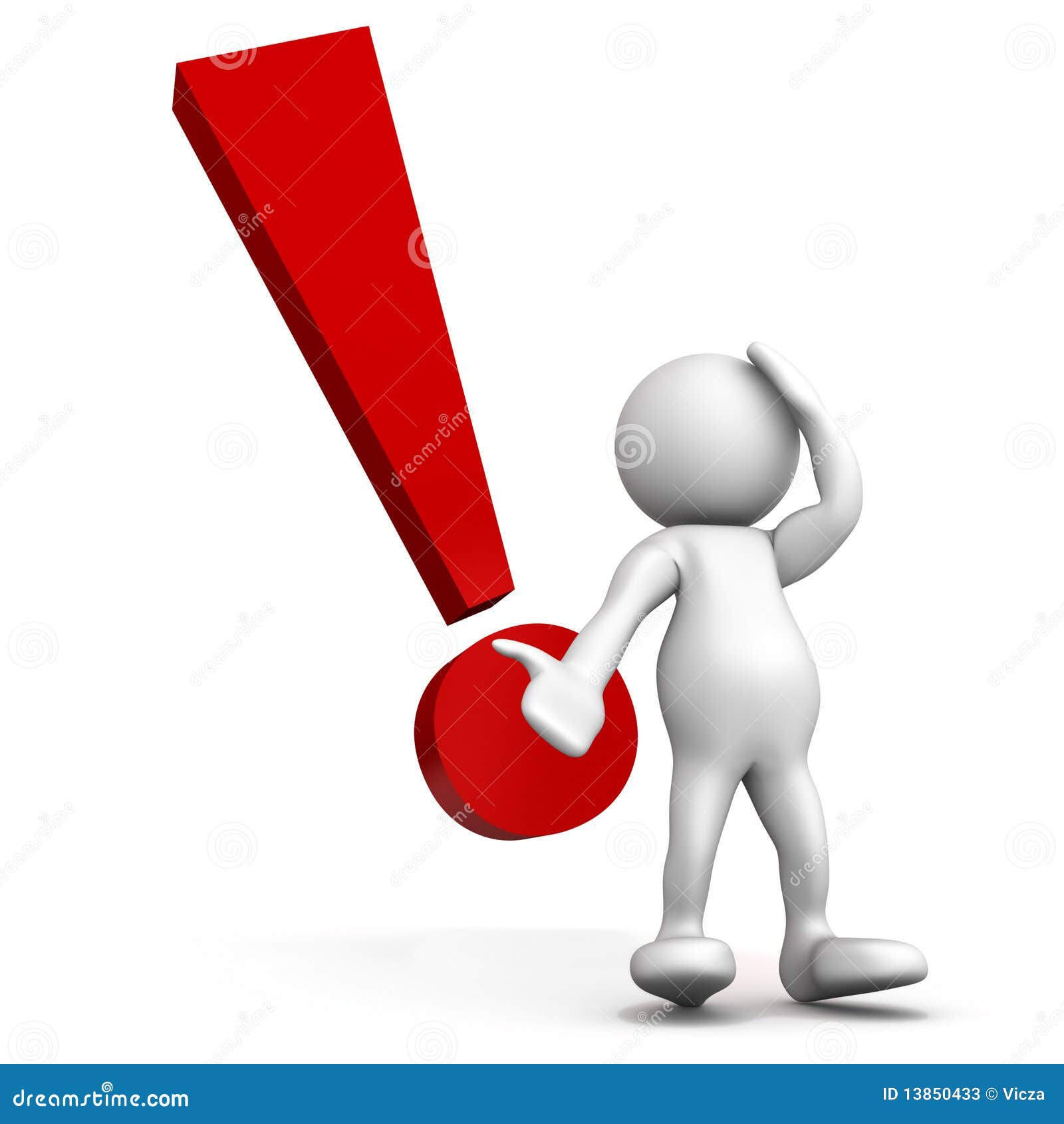 Exclamation stock illustration. Illustration of symbol - 13850433