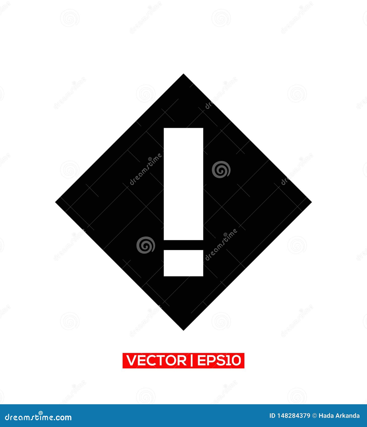 Exclamation Caution Mark Icon Vector Illustration Stock Illustration ...