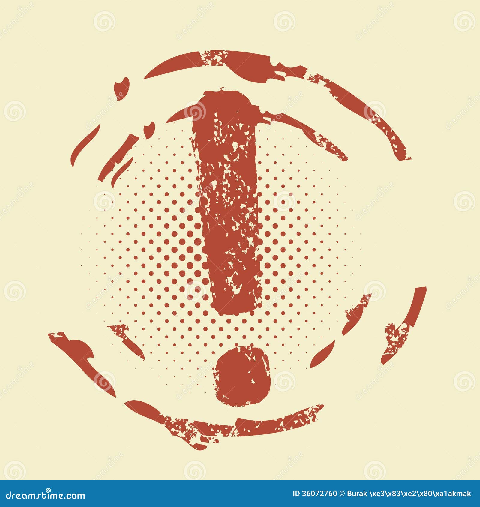 Exclamation danger stamp stock vector. Illustration of mistake - 36072760