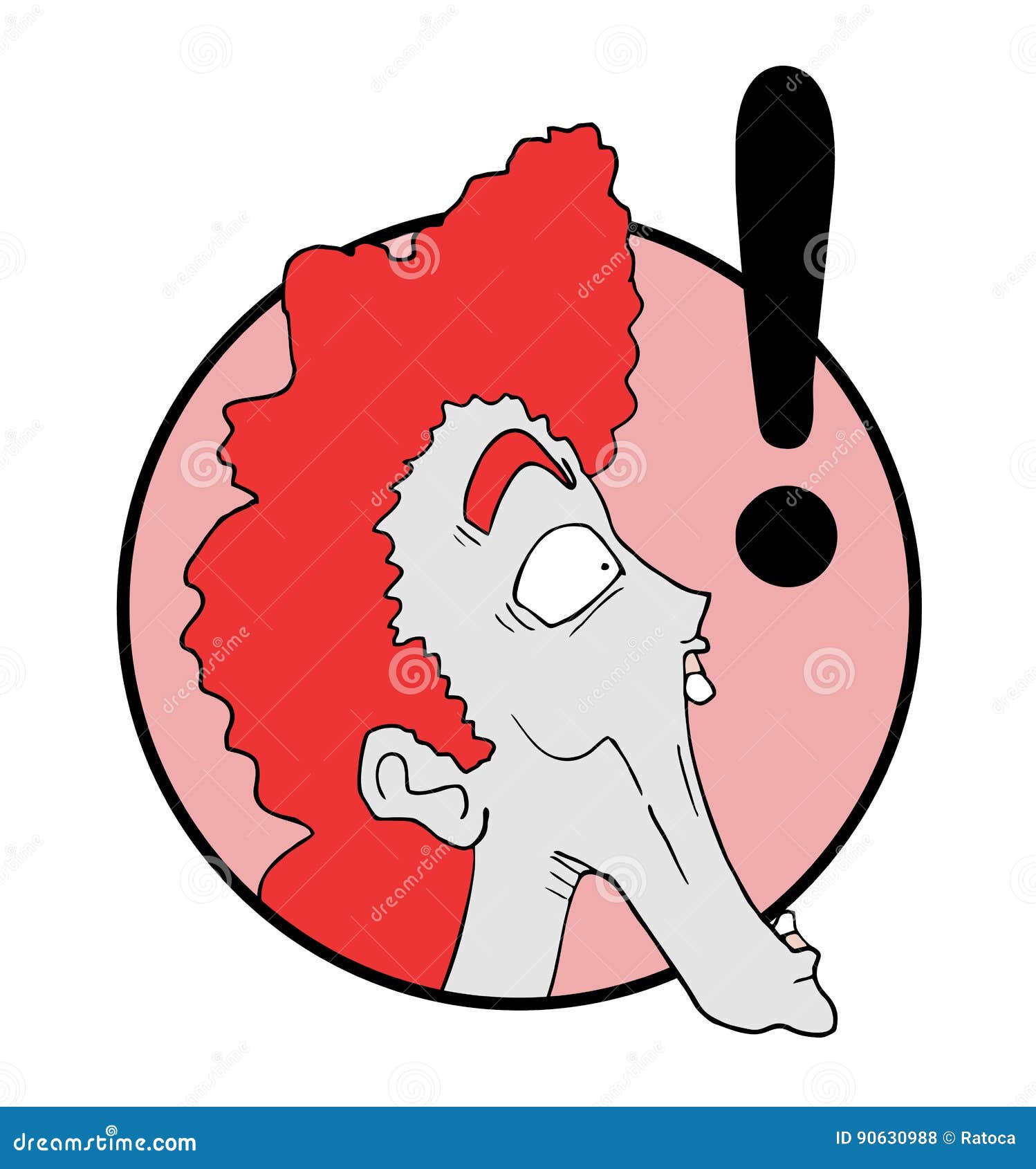 Exclamation expression stock vector. Illustration of mark - 90630988