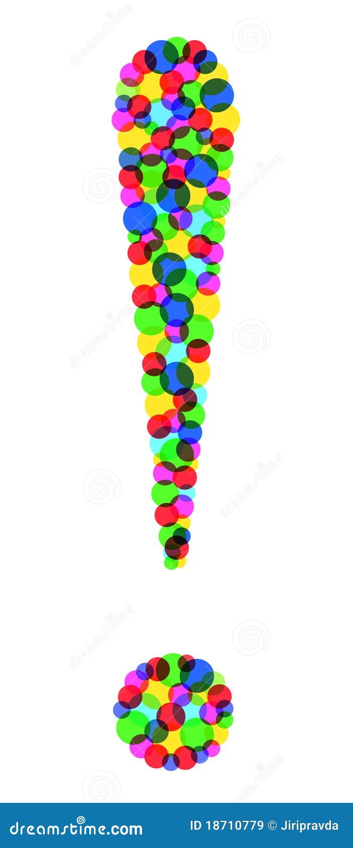 Exclamation mark stock vector. Illustration of design - 18710779