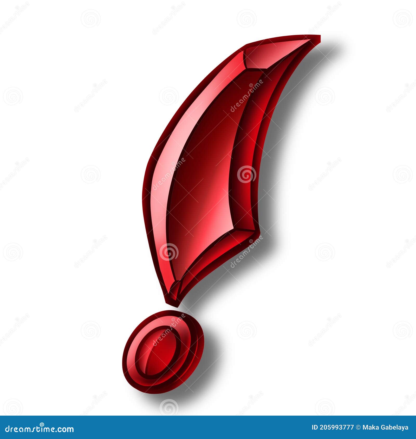 Exclamation Mark Attention Red Diamond Web Game Icon Logo Stock ...