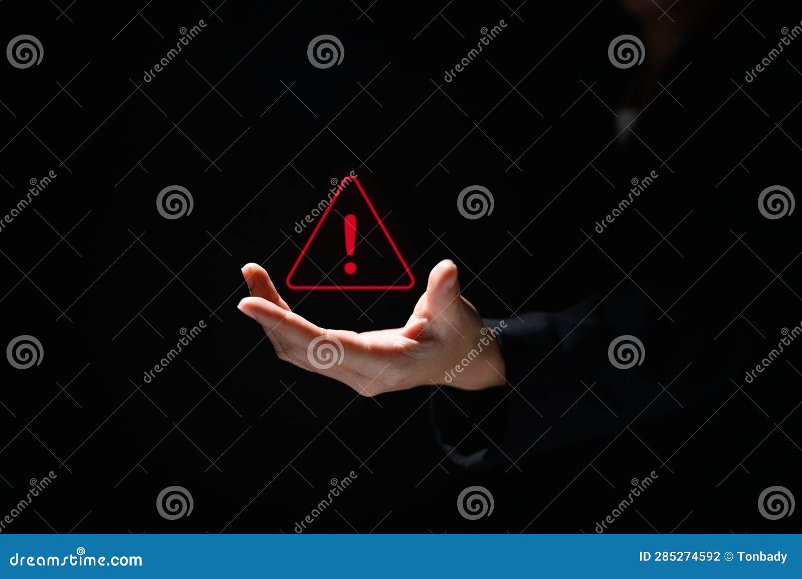 Exclamation Mark and Caution Sign for Internet Network Security ...