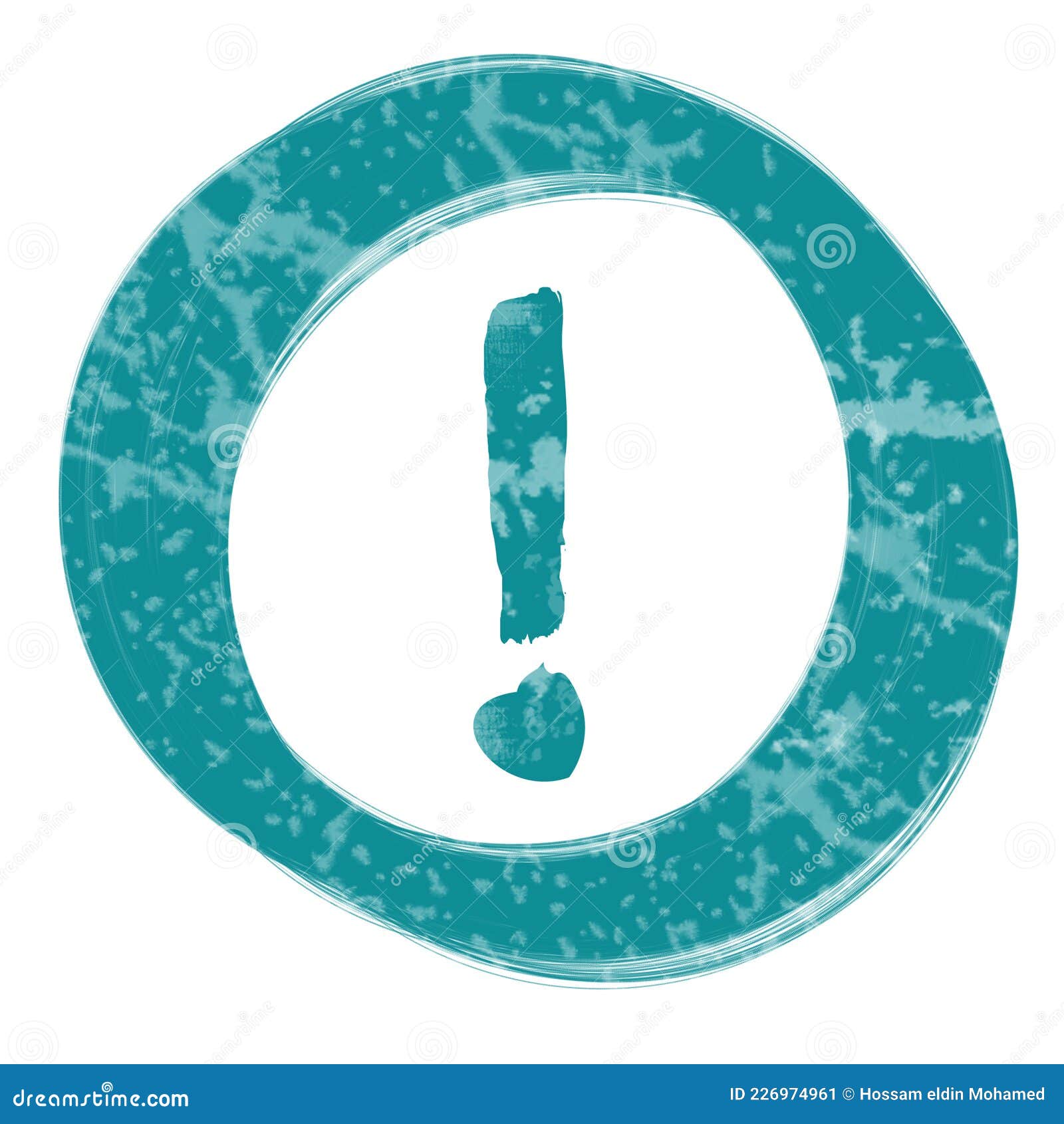 Exclamation mark in circle stock image. Image of text - 226974961