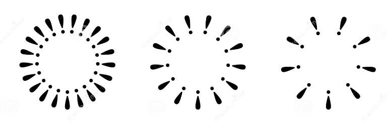 Exclamation Mark Circle Frame.Attention Round Border Stock Vector ...