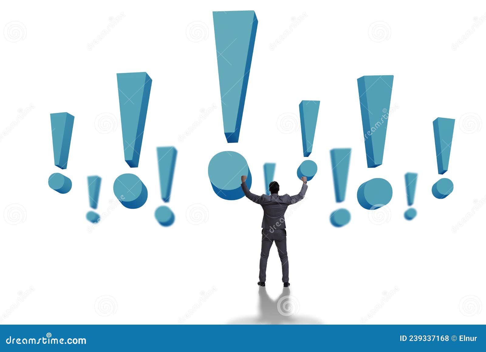 Exclamation Mark Concept with Businessman Stock Photo - Image of answer ... Exclamation Mark Concept with Businessman Stock Photo - Image of answer ...