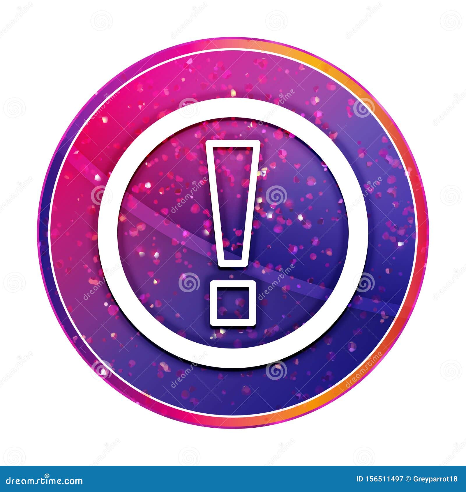 Colorful Exclamation Mark Icon Stock Illustrations – 649 Colorful ...