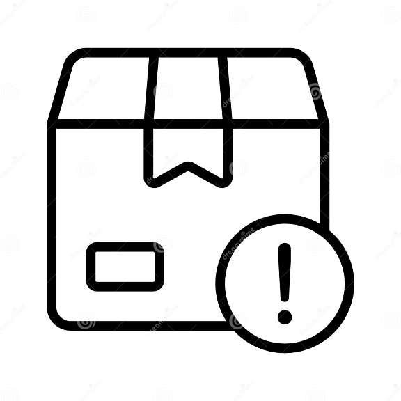 Parcel Warning stock illustration. Illustration of package - 332227560