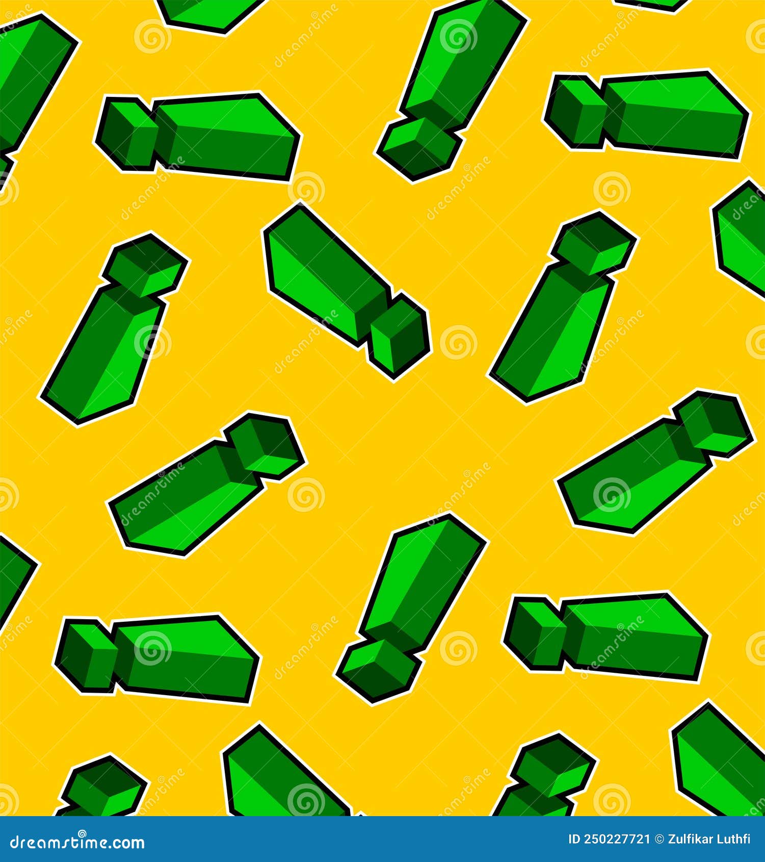 Exclamation mark pattern stock vector. Illustration of design - 250227721