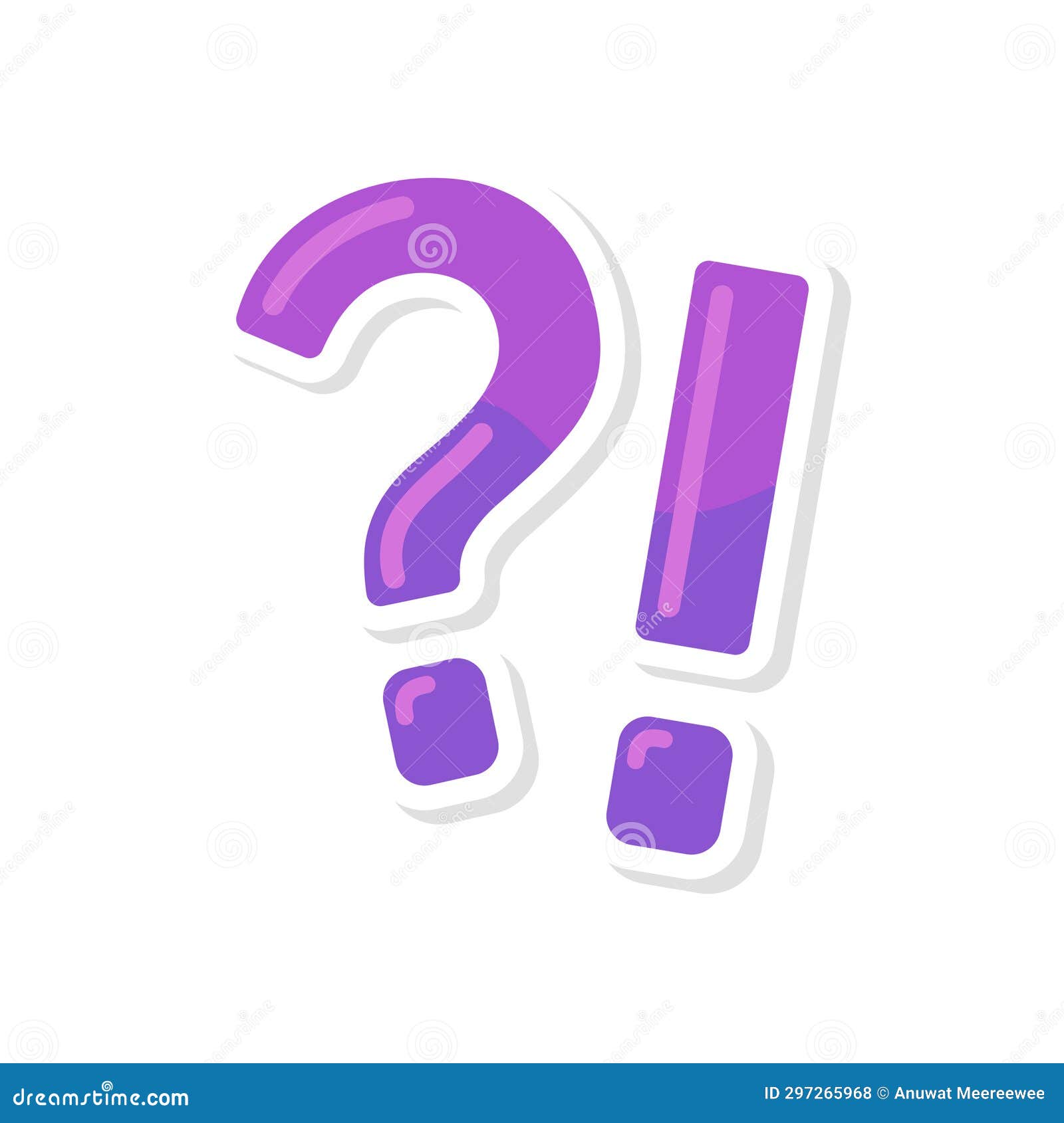 Exclamation Mark on Quote Text Box Surprise Concept Stock Vector ...