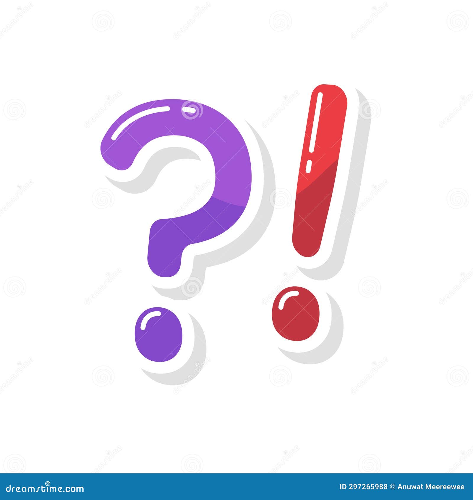 Exclamation Mark on Quote Text Box Surprise Concept Stock Vector ...