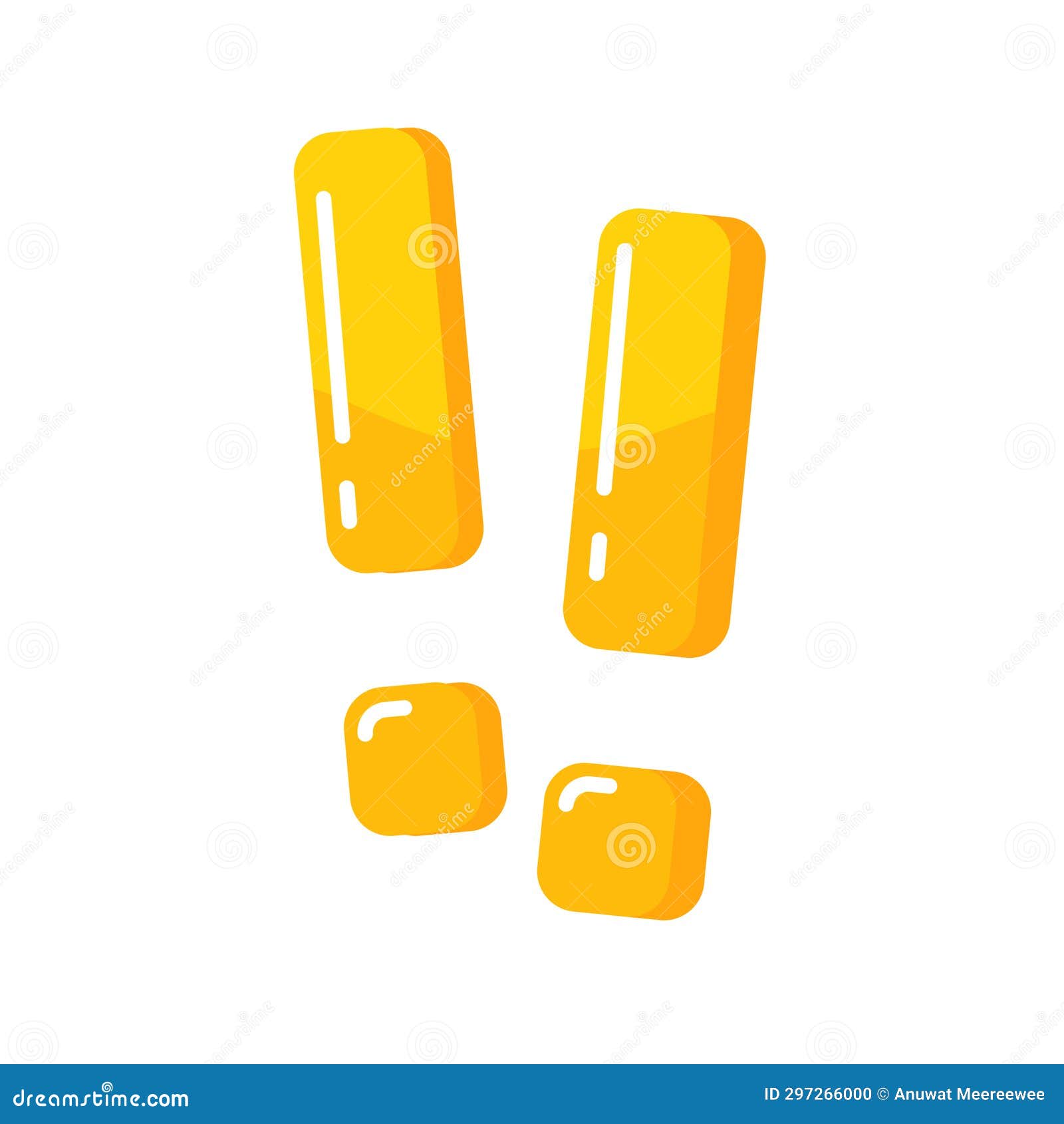 Exclamation Mark on Quote Text Box Surprise Concept Stock Vector ...