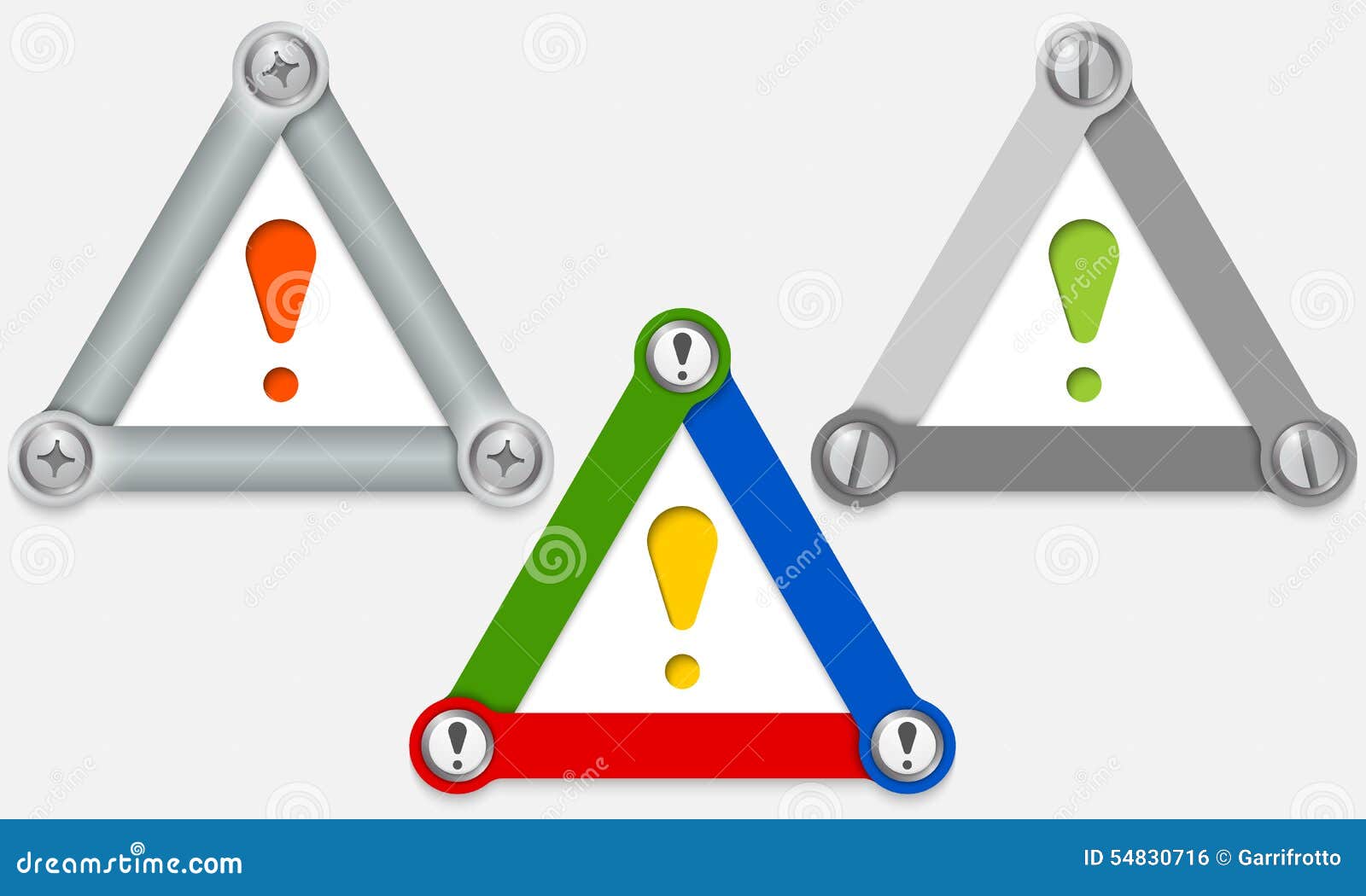 Exclamation mark stock illustration. Illustration of corner - 54830716