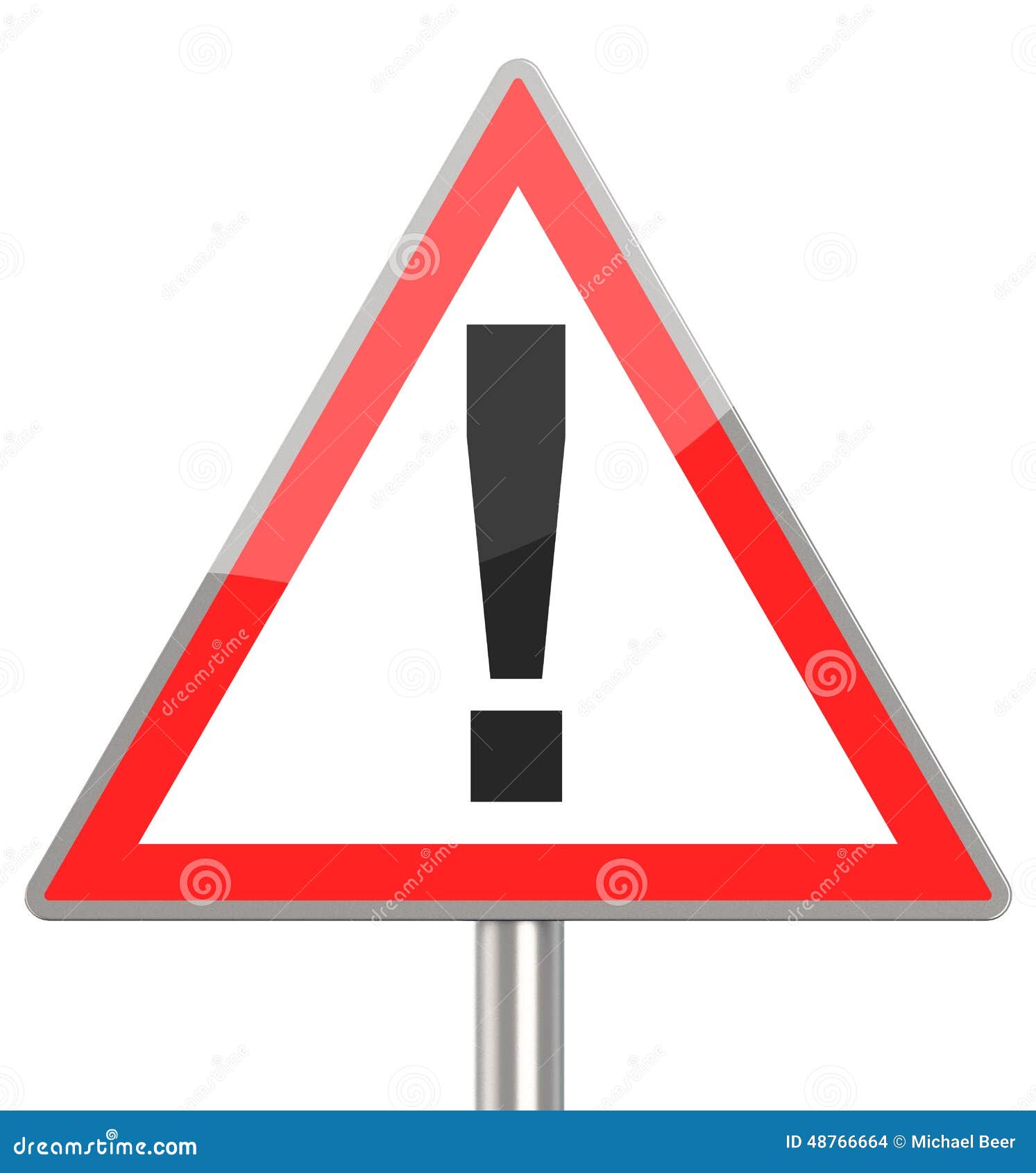 The exclamation mark sign stock illustration. Illustration of risky ...