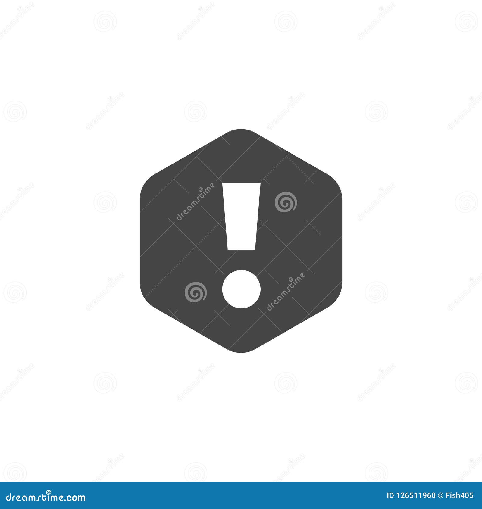 Exclamation Mark Sign. Web Icon Notifications, Alert Symbol, Attention ...