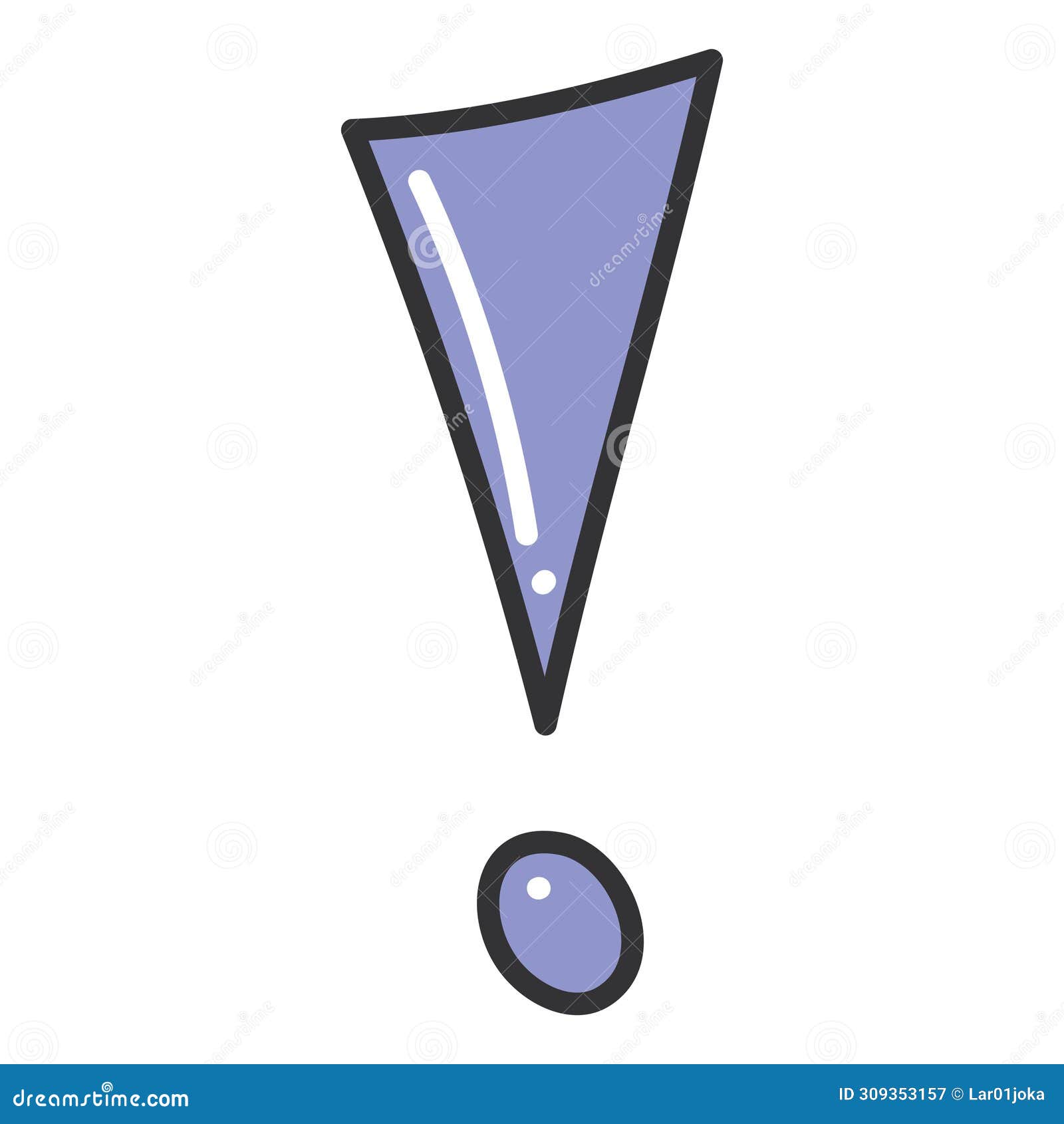 Exclamation Mark Sketch Icon Hand Draw Vector Stock Illustration ...