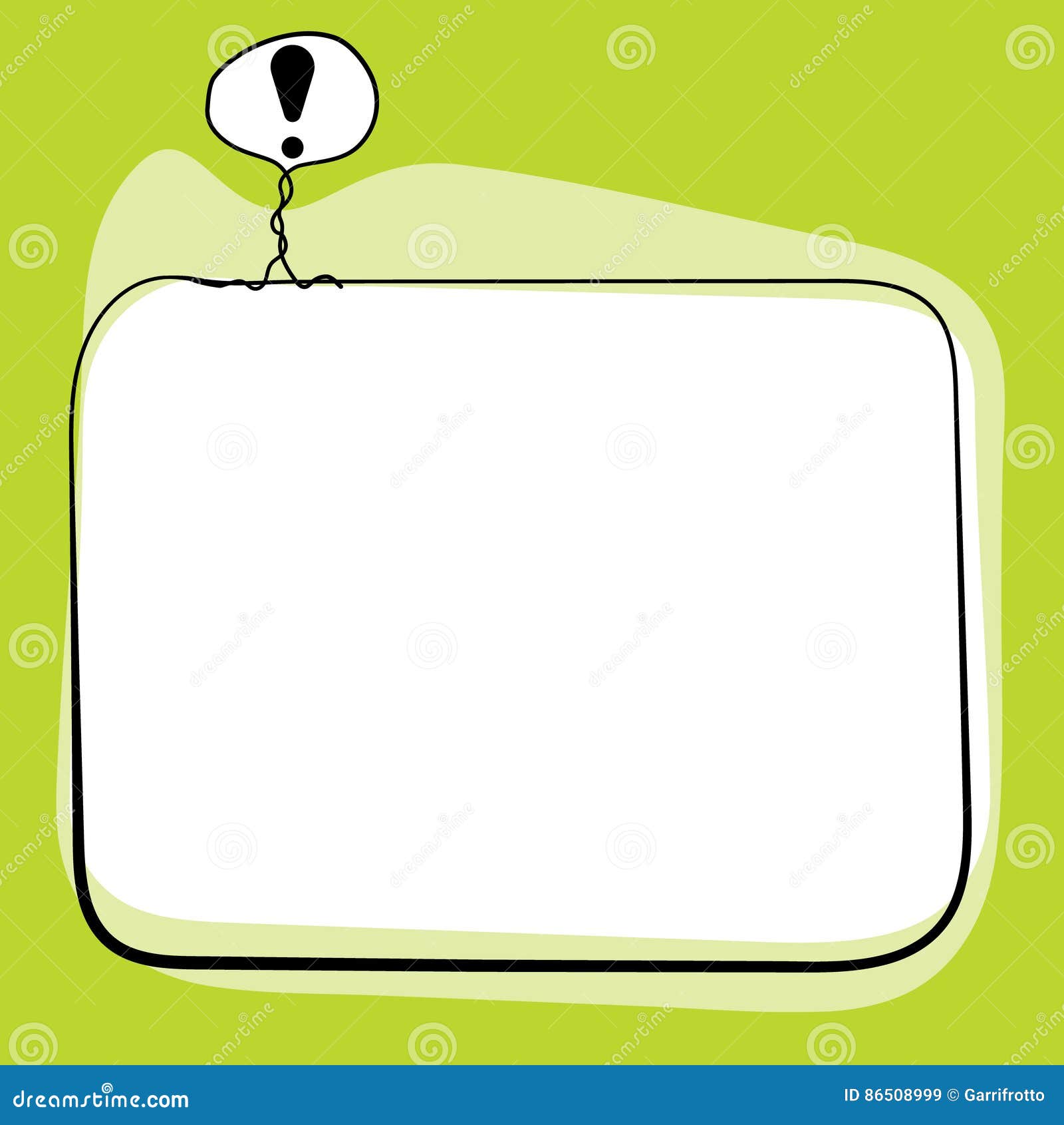 Exclamation mark stock illustration. Illustration of reminder - 86508999