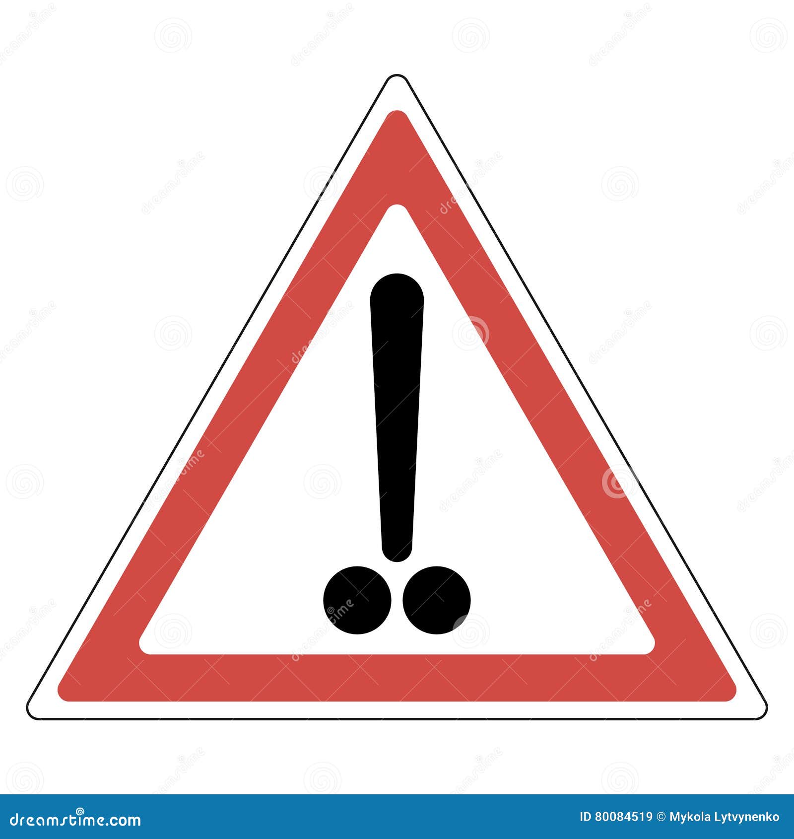 Exclamation Mark with Two Points Stock Vector - Illustration of rise ...