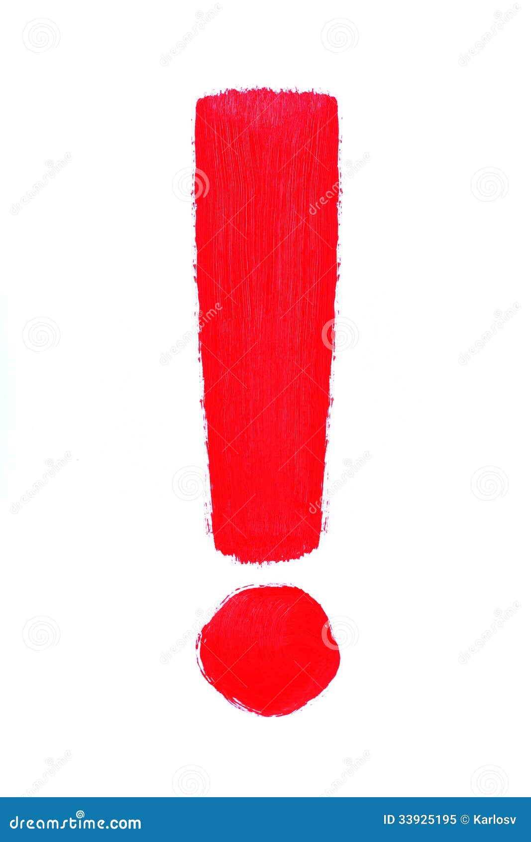 Exclamation mark stock image. Image of expression, color - 33925195