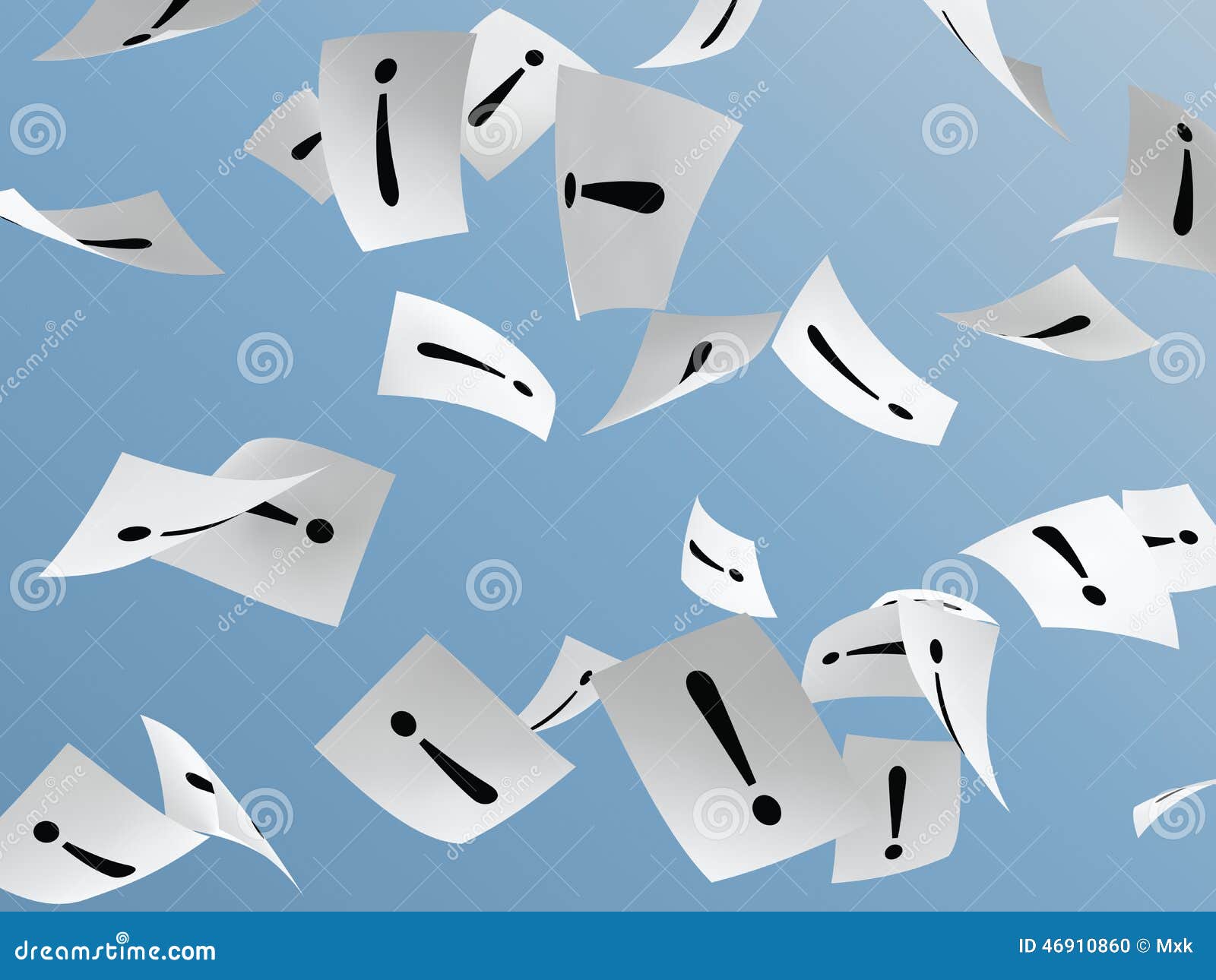 Exclamation mark stock illustration. Illustration of file - 46910860